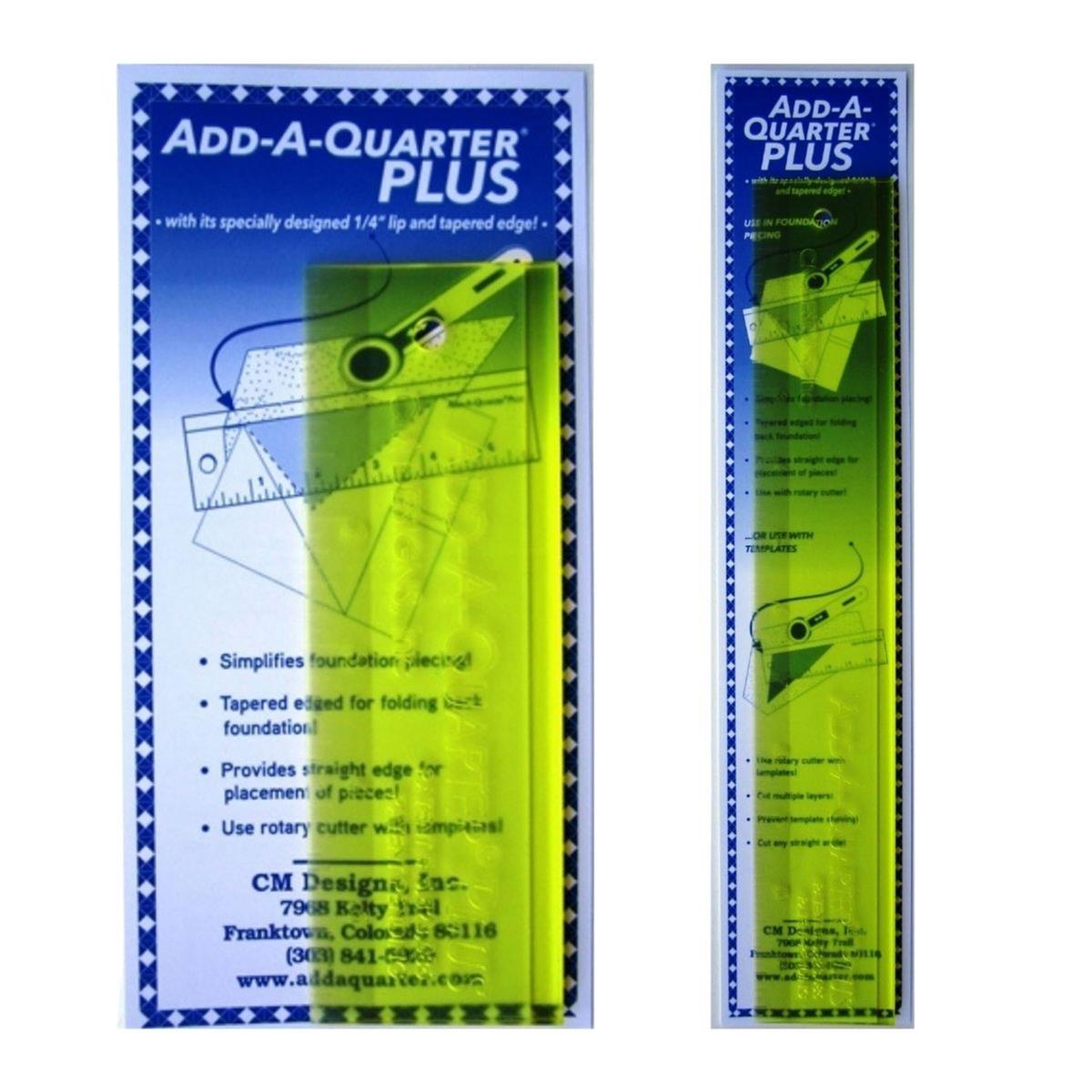 Add-A-Quarter Plus Ruler Bundle ( 2x 6 and 2x12) | SewingStreet