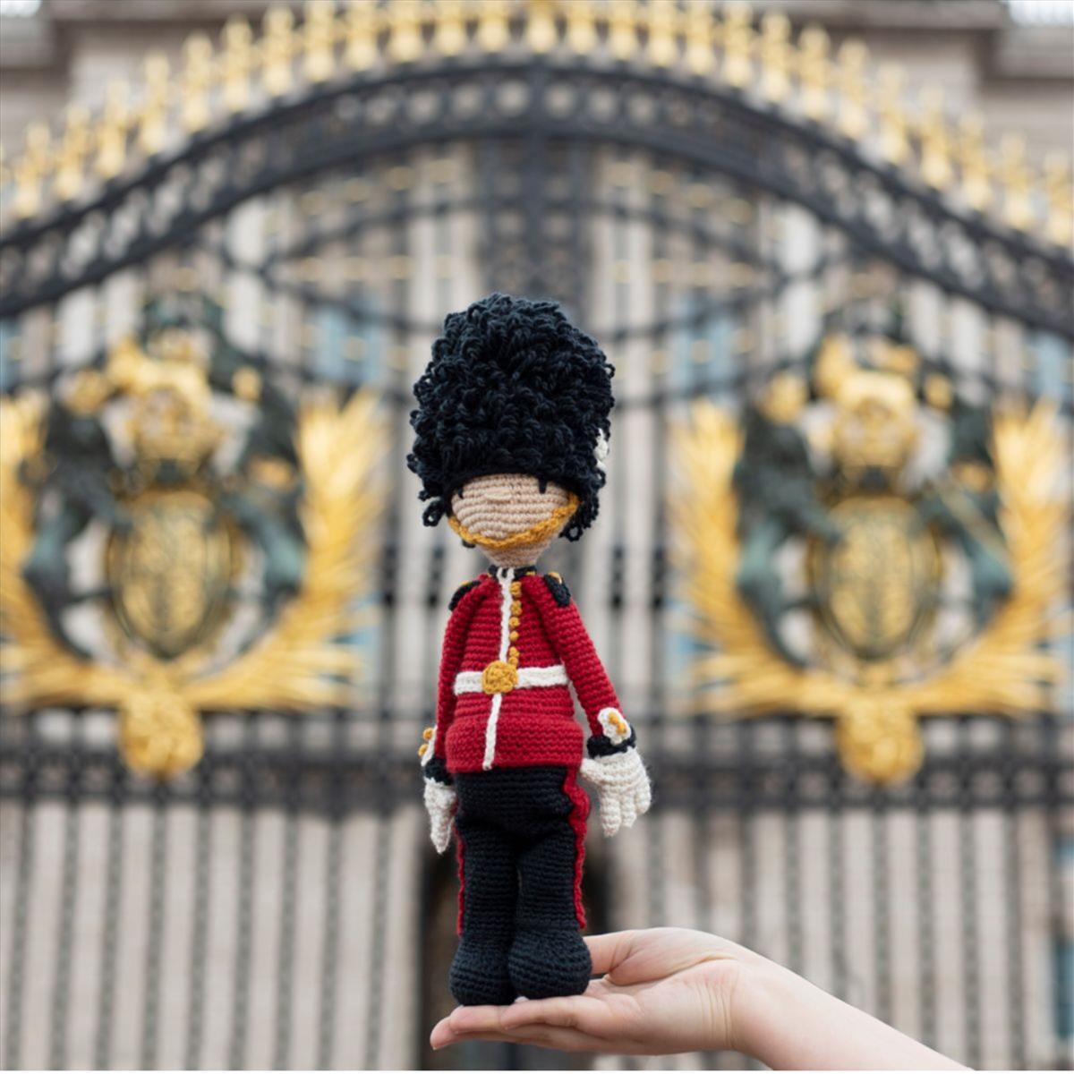 TOFT's Crochet King's Guard Doll: Foot Soldier Kit | SewingStreet