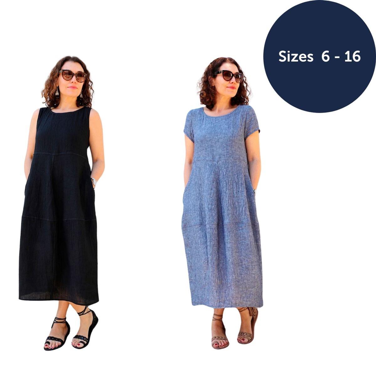 Tessuti Patterns Eva Dress Pattern (Sizes UK 6-16) | SewingStreet