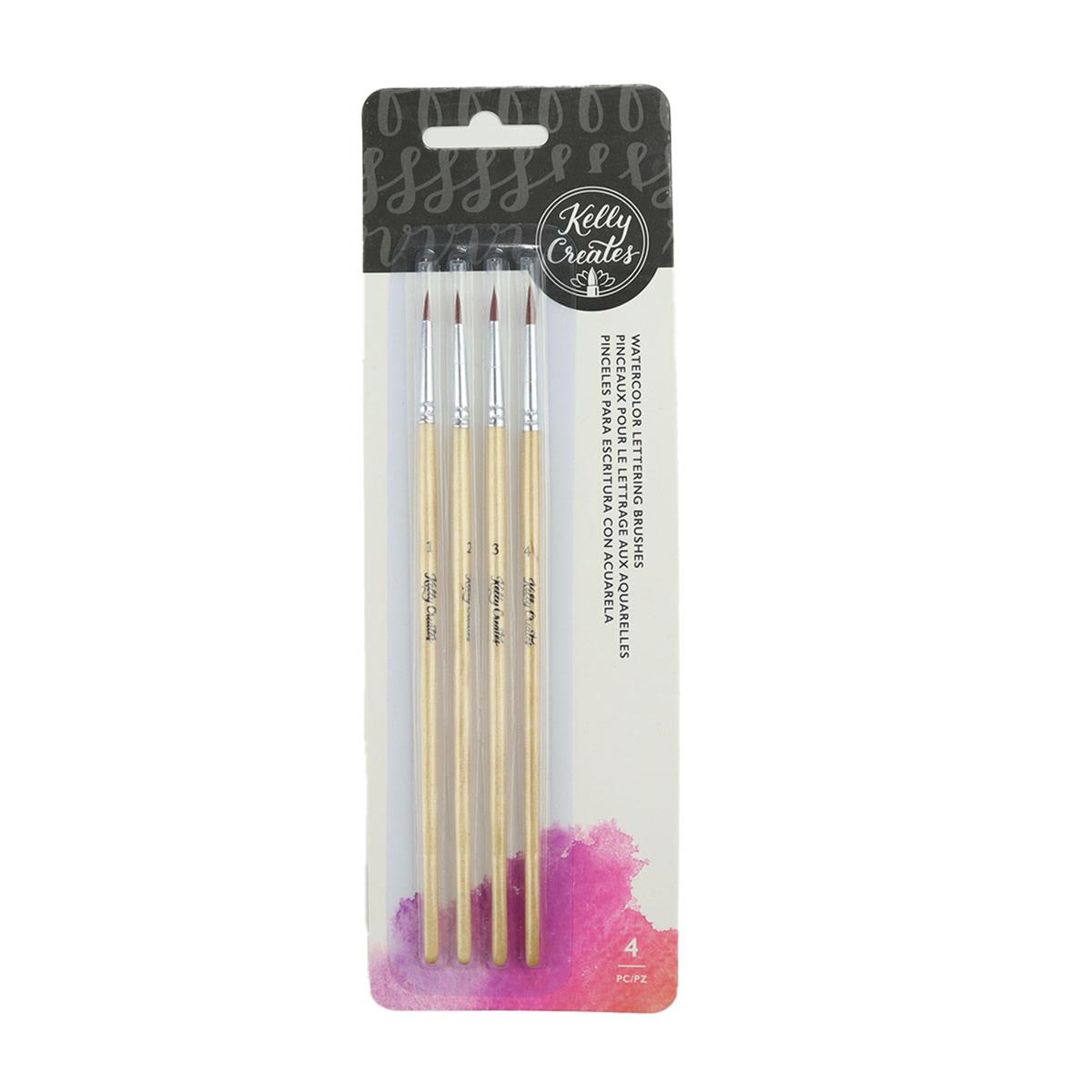 Kelly Creates Round Brush Set - 4 Brushes - 1.5mm, 1.9mm, 2mm & 2.2mm ...