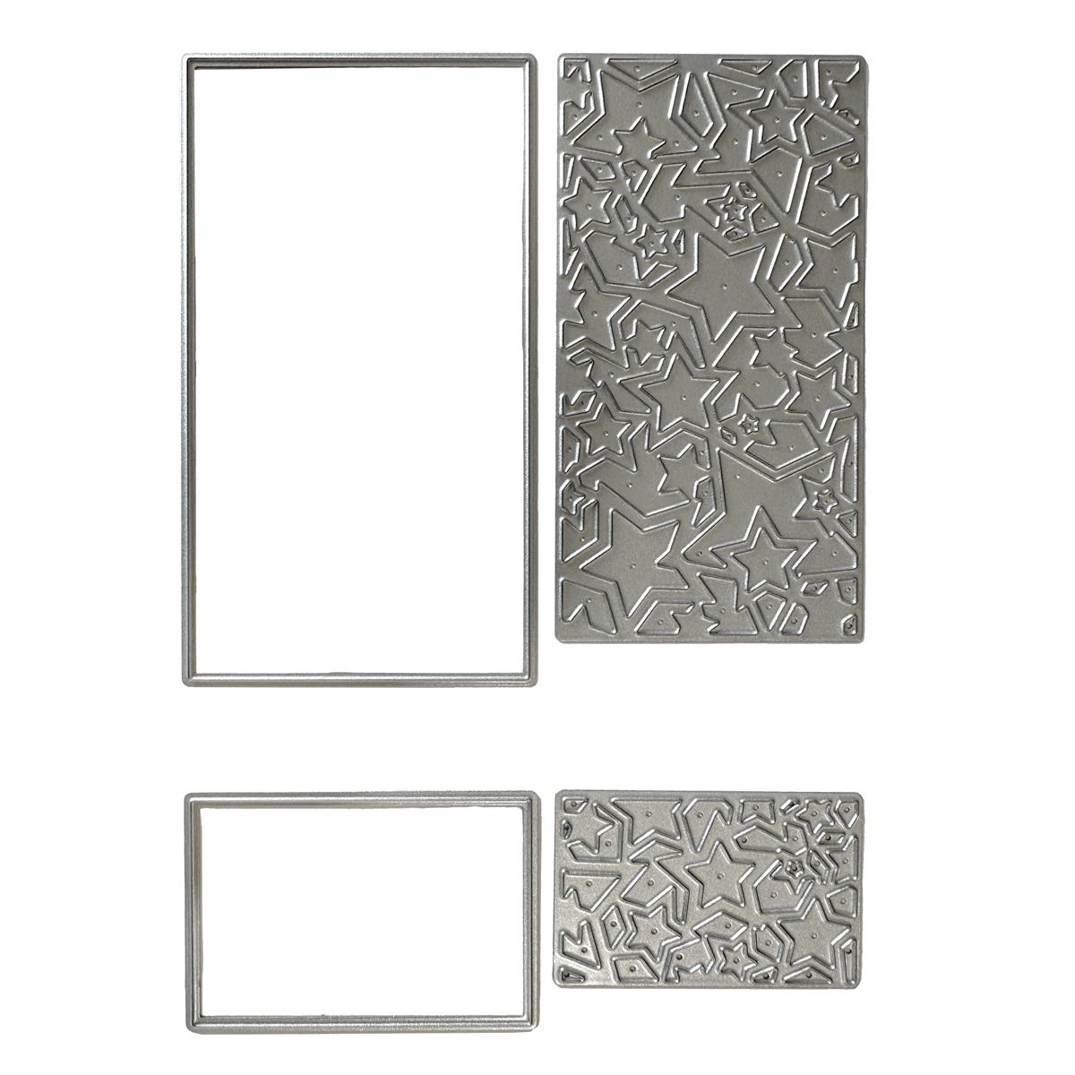 Craft Buddy Cracker Gift Box Panel Die Set- Sparkling Stars | HobbyMaker