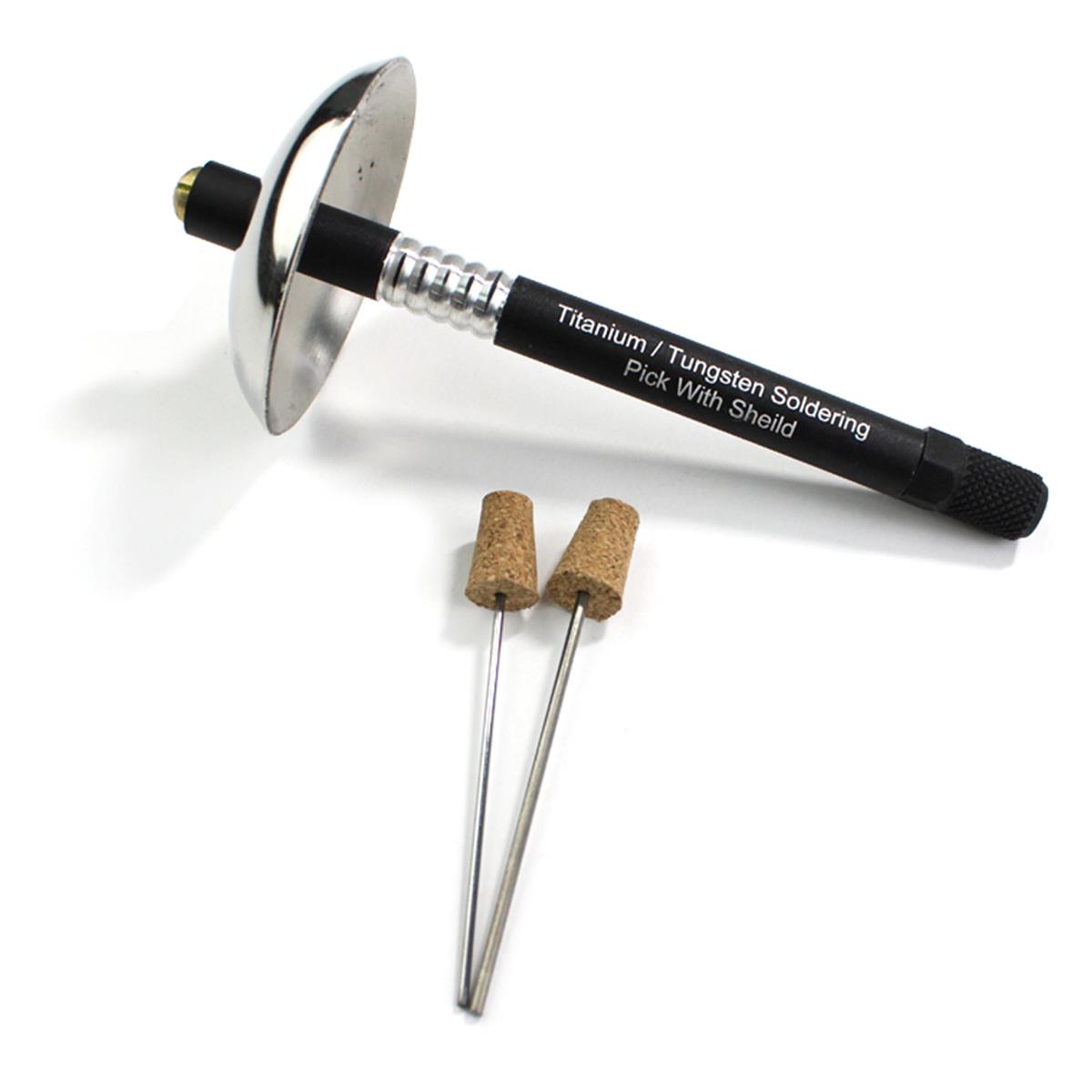 Soldering Probe With Large Heat Shield, Titanium And Tungsten Tips ...