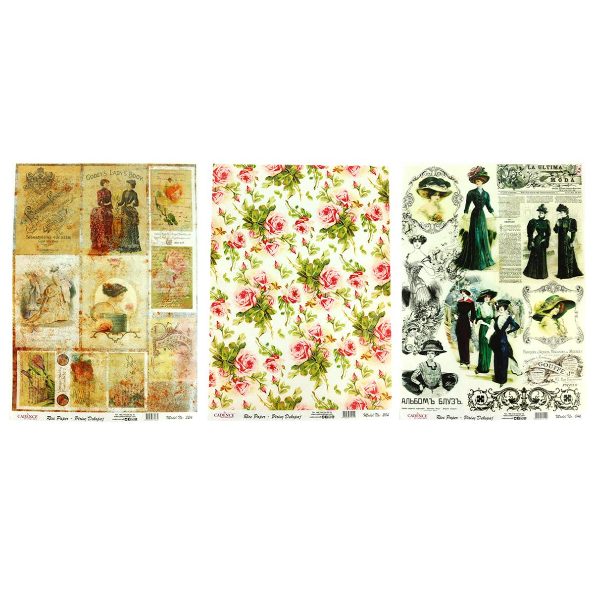 Cadence Rice Papers Set 2 | HobbyMaker