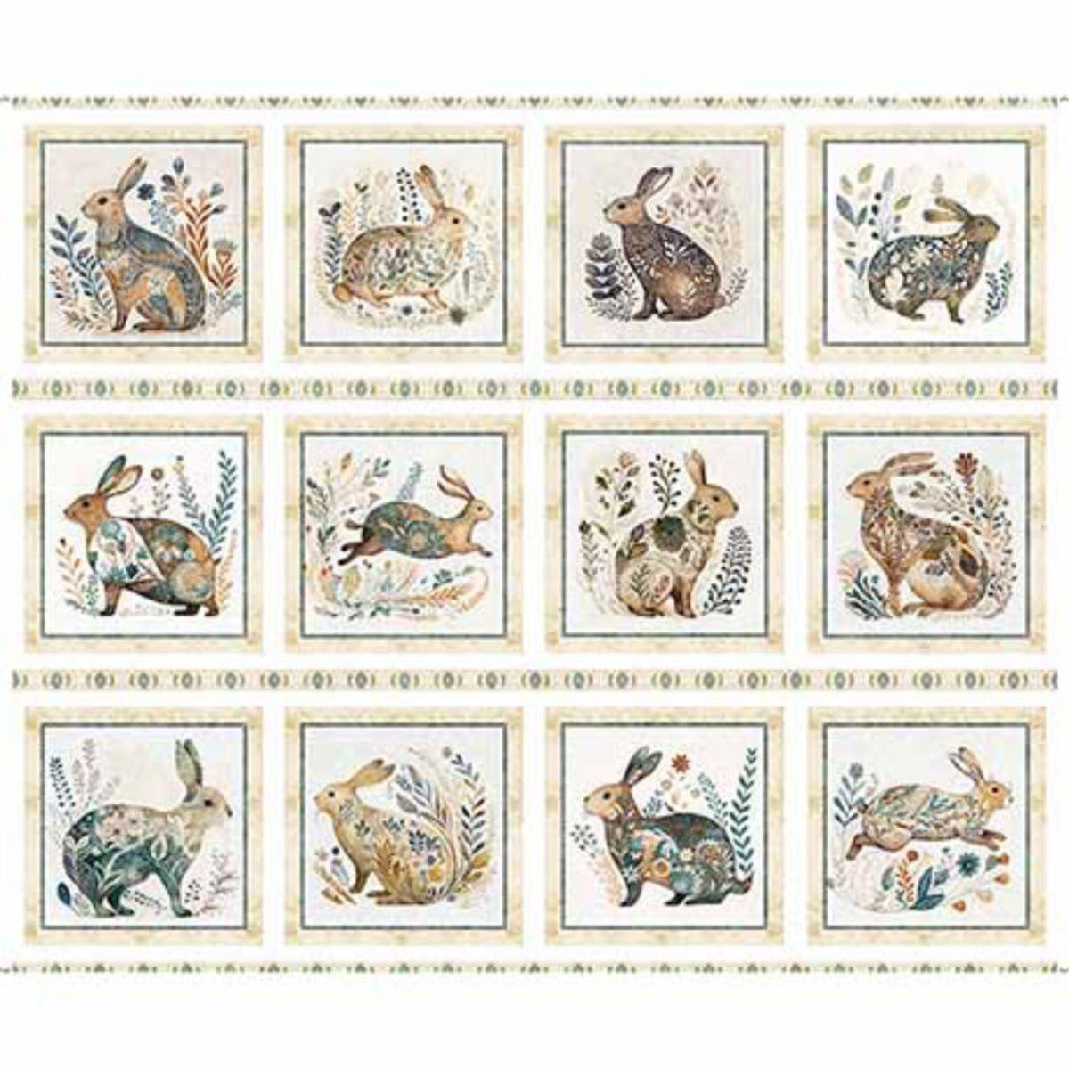 Dan Morris Creative Cotton Tails Collection Rabbit Picture Patches ...