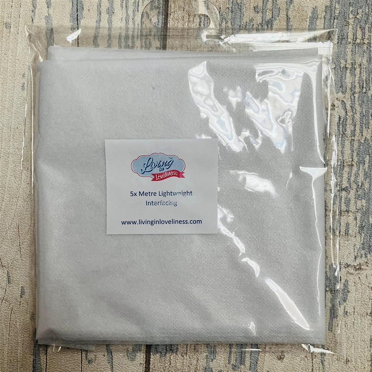 Light Weight Interfacing 5 metres | HobbyMaker