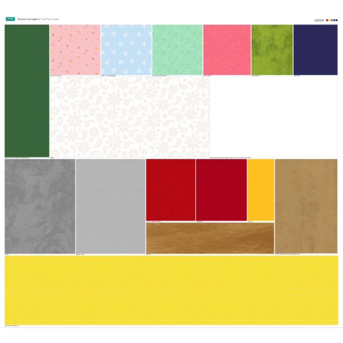 Victoria Carrington's Posh Picnic Panel | SewingStreet