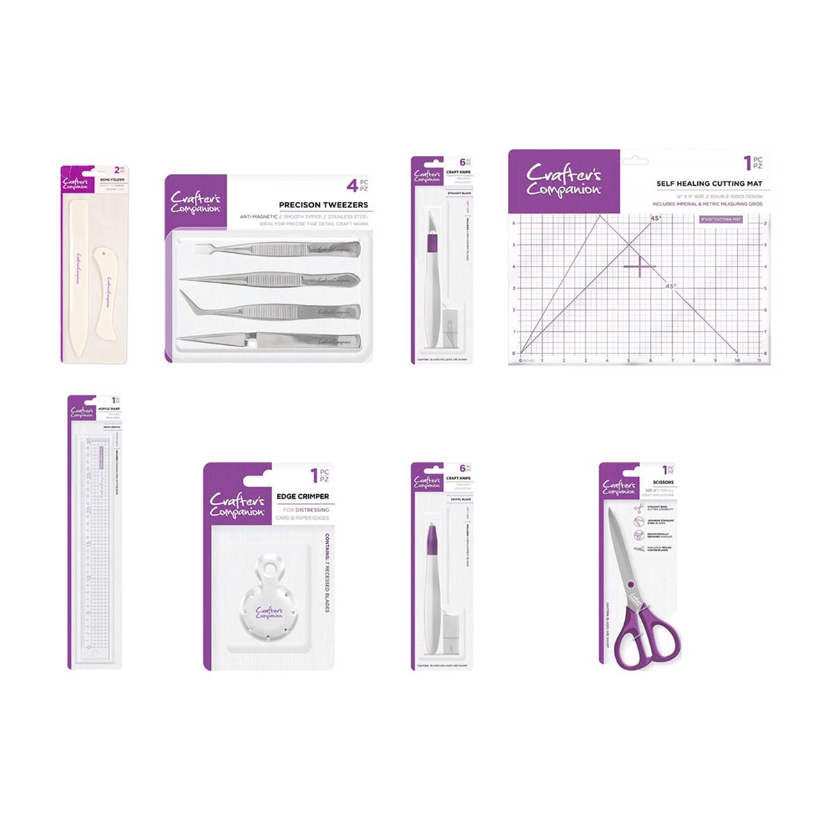 Crafter's Companion 22 Piece Essential Tool Bundle | HobbyMaker