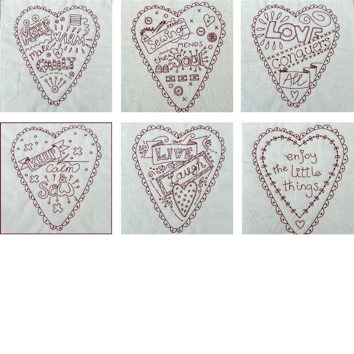 Mandy Shaw 'Heart' Embroidery Machine Embroidery Digital File Downloads ...