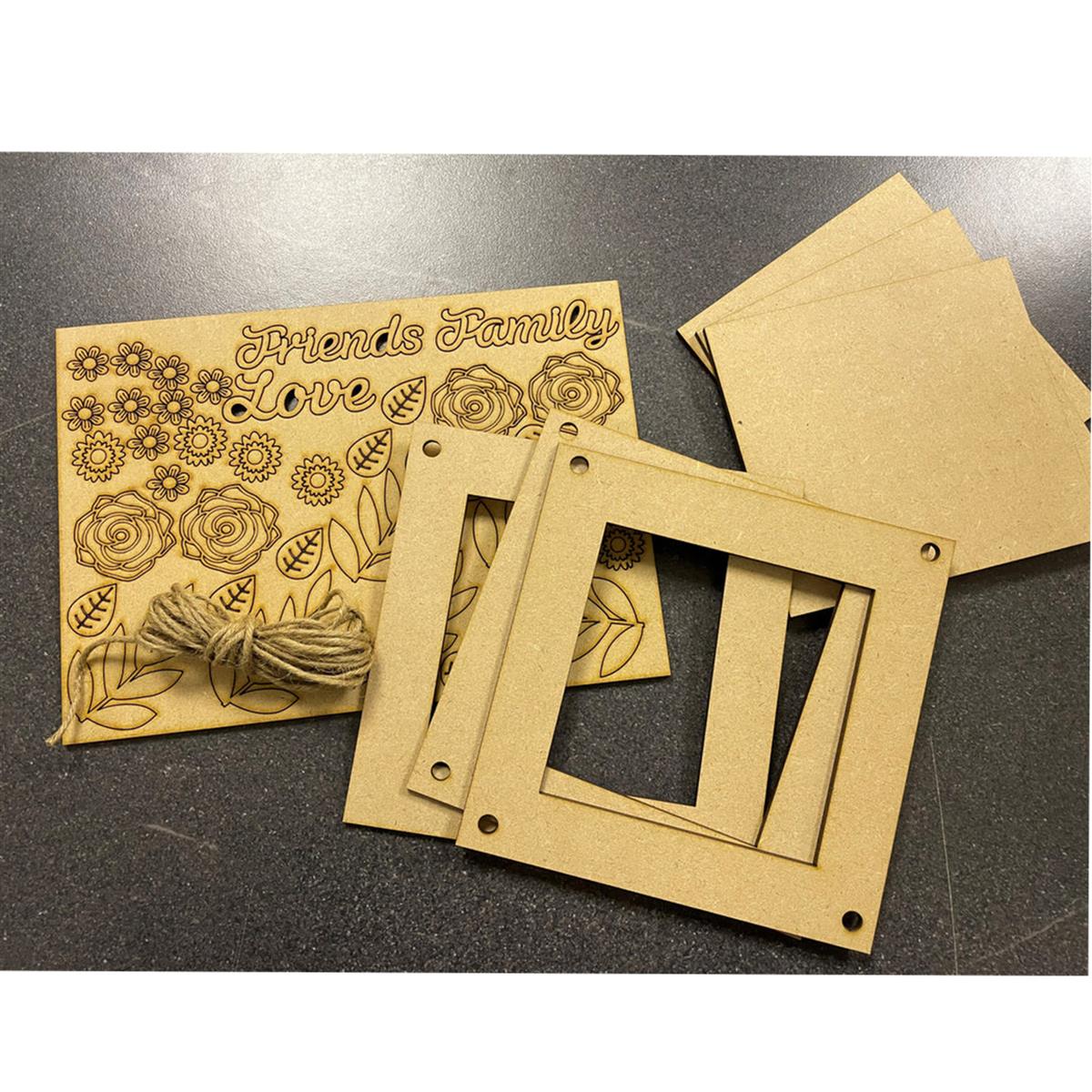 MDF Hanging Photo Frame | HobbyMaker