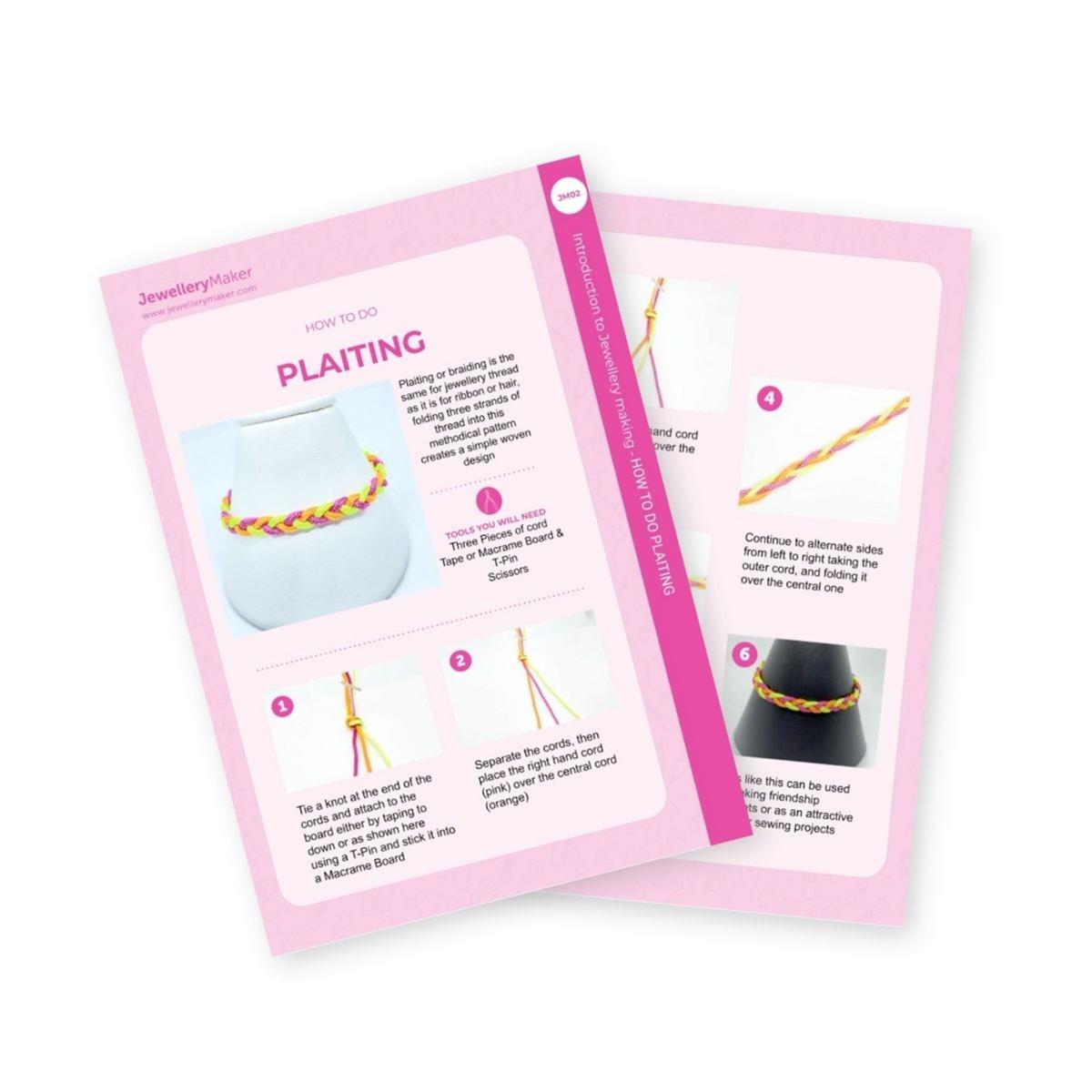 Introduction to Jewellery Making: How to do Plaiting Downloadable PDF ...