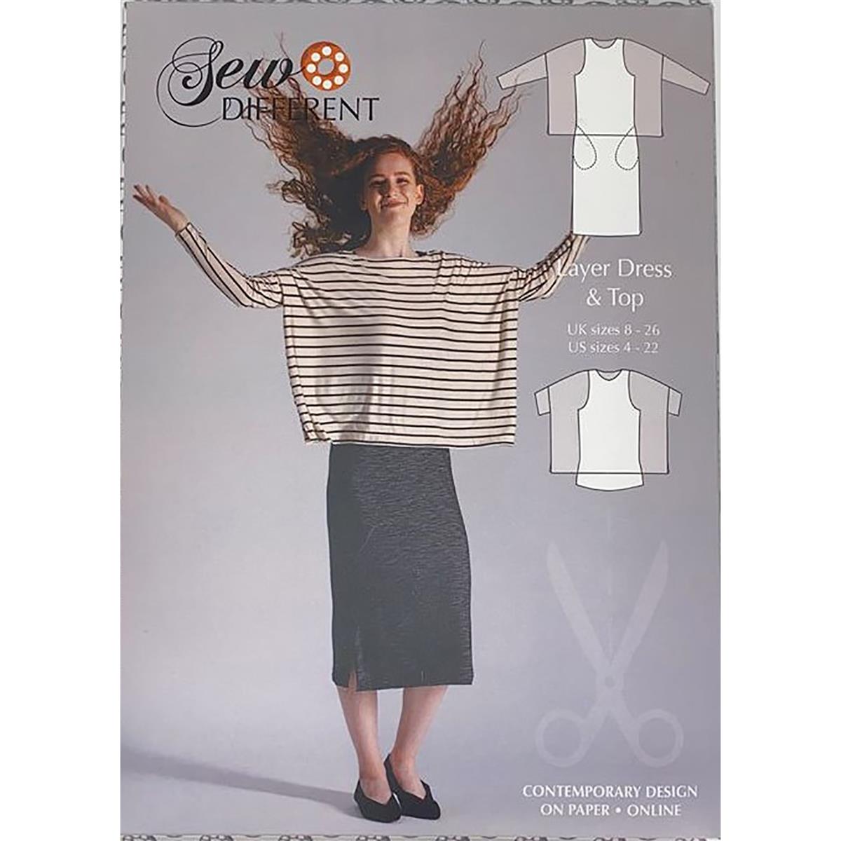 Sew Different Layer Dress Pattern - Sizes 8-26 | SewingStreet
