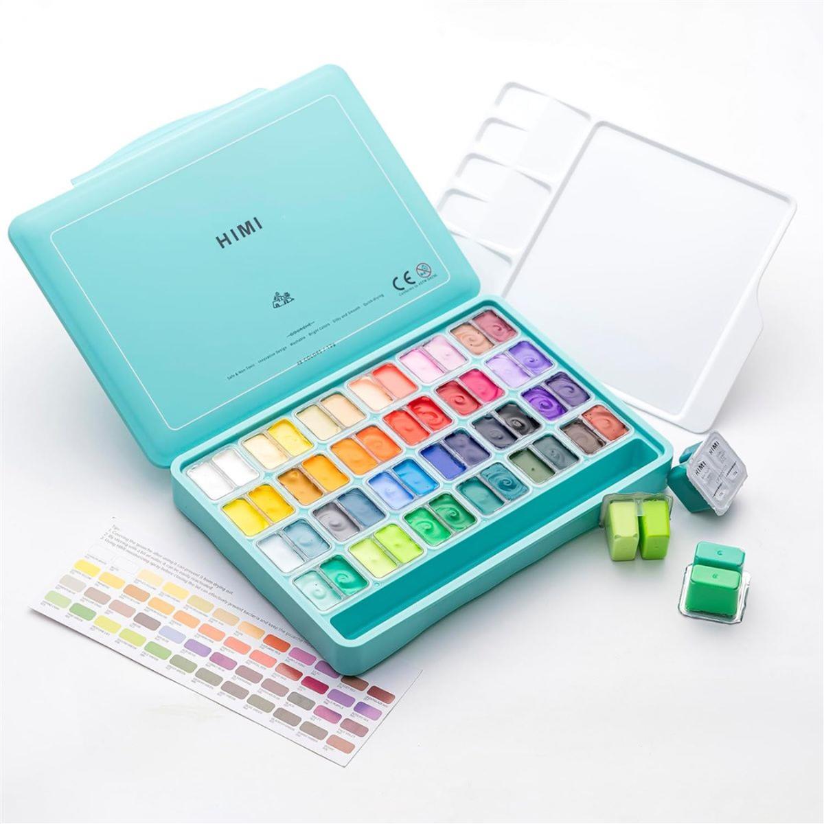 HIMI 48 Colours 12g Twin Cups Bright Colour Paint Set | HobbyMaker