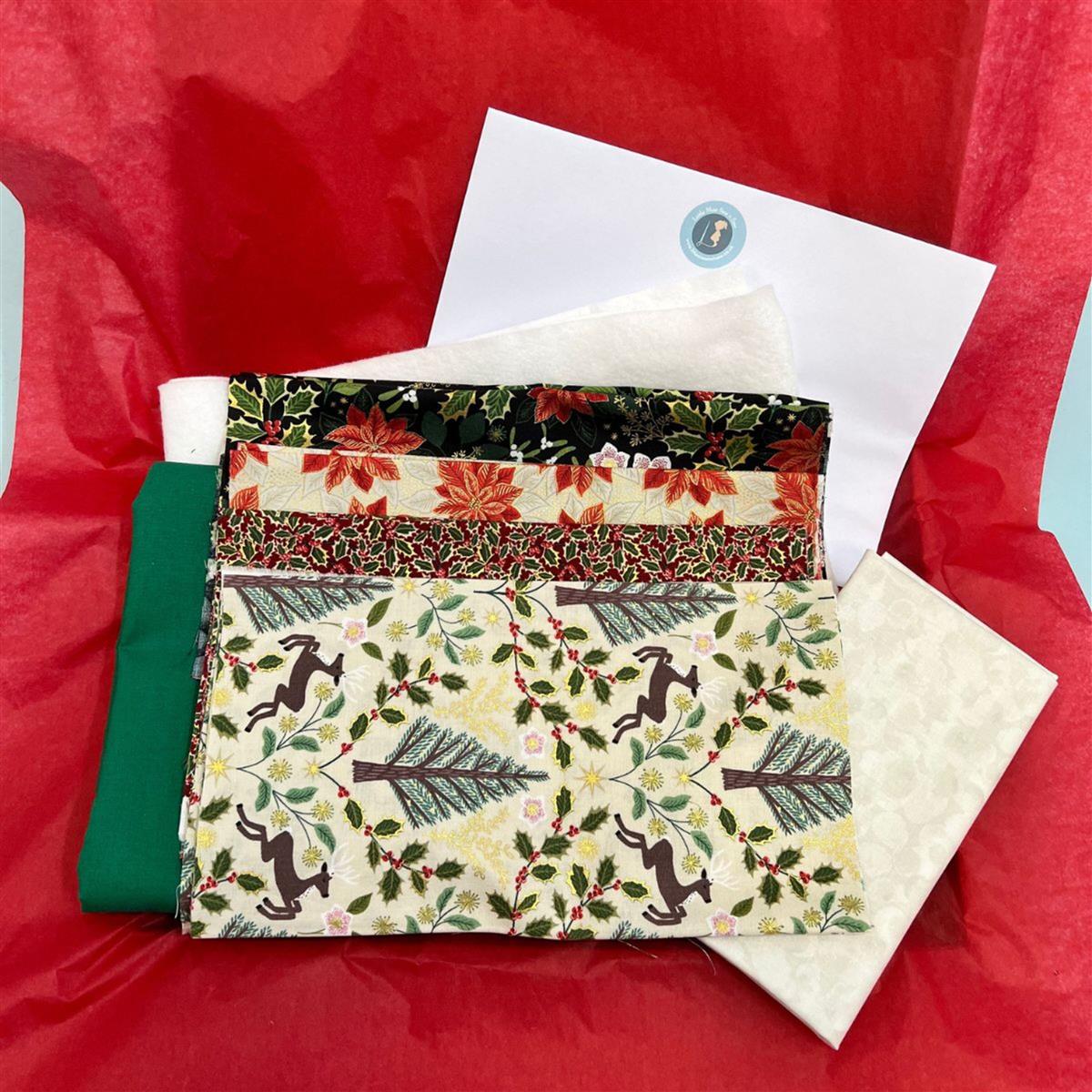 Little Miss Sew & Sew Yuletide Patchwork Star Table Runner Kit | SewingStreet