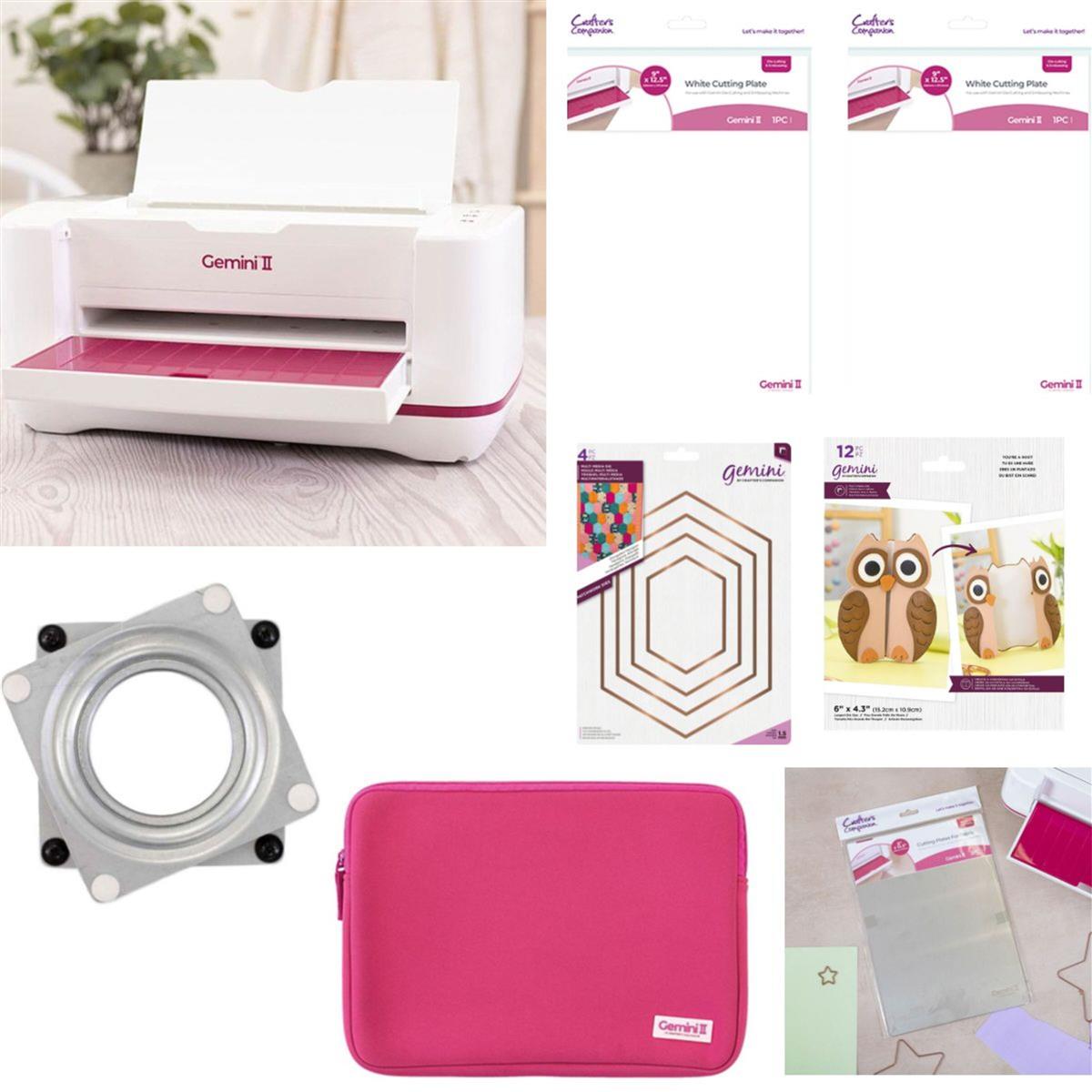 Gemini II Die Cutting and Embossing Machine with Accessories and FREE ...