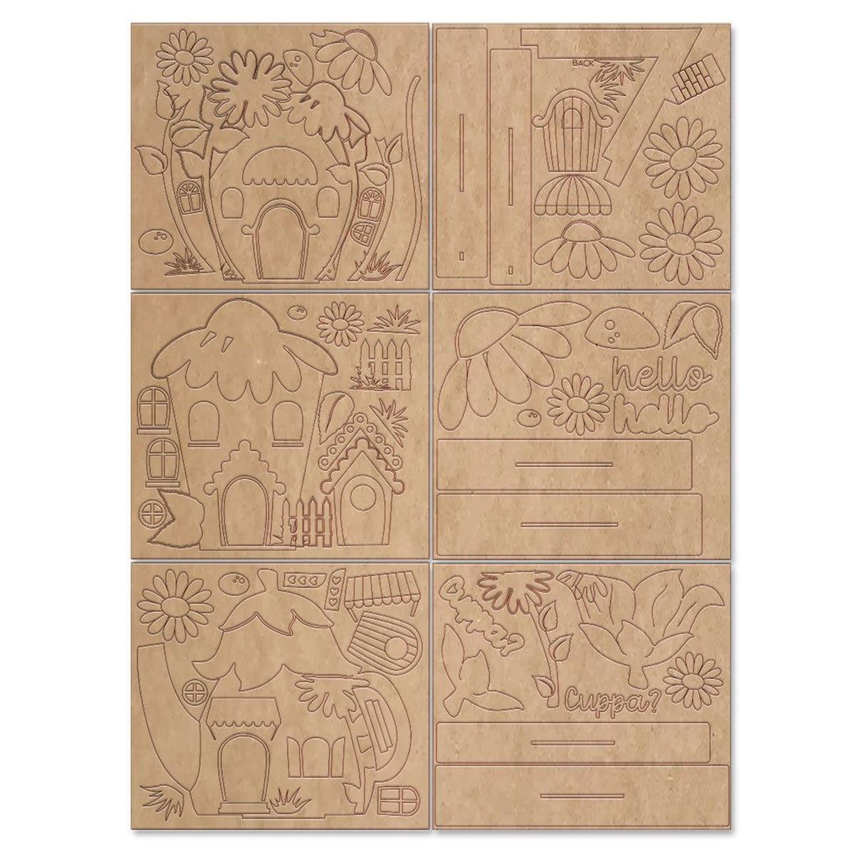 Daisy Dwellings - 3 layered MDF Gnomes | HobbyMaker