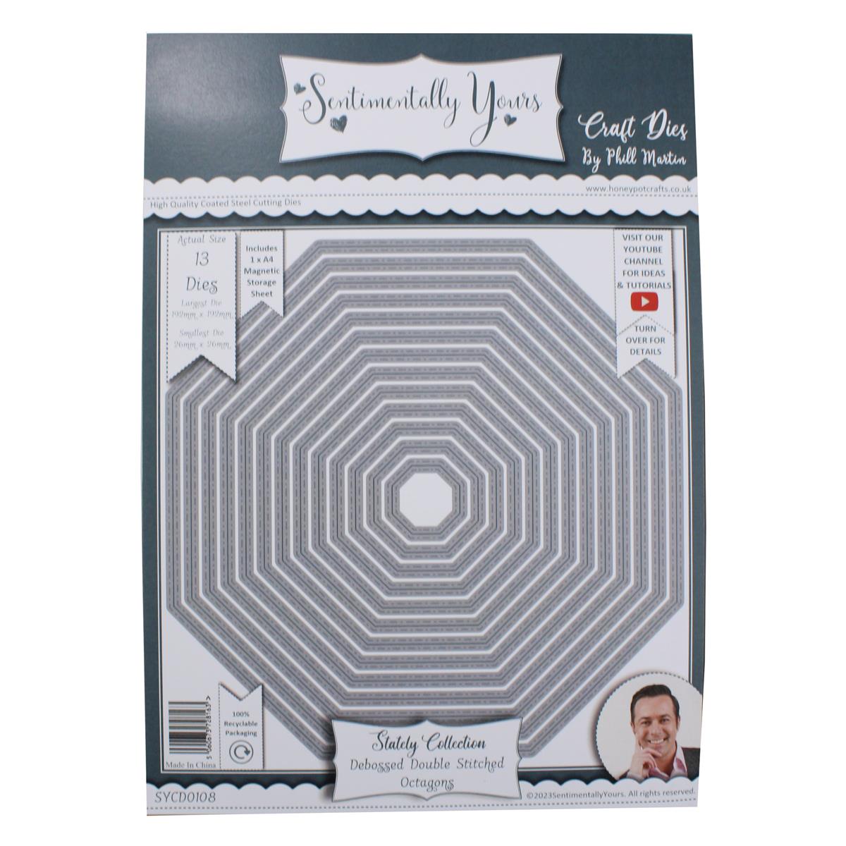 Sentimentally Yours Stately Die Collection - Double Stitched Octagons ...