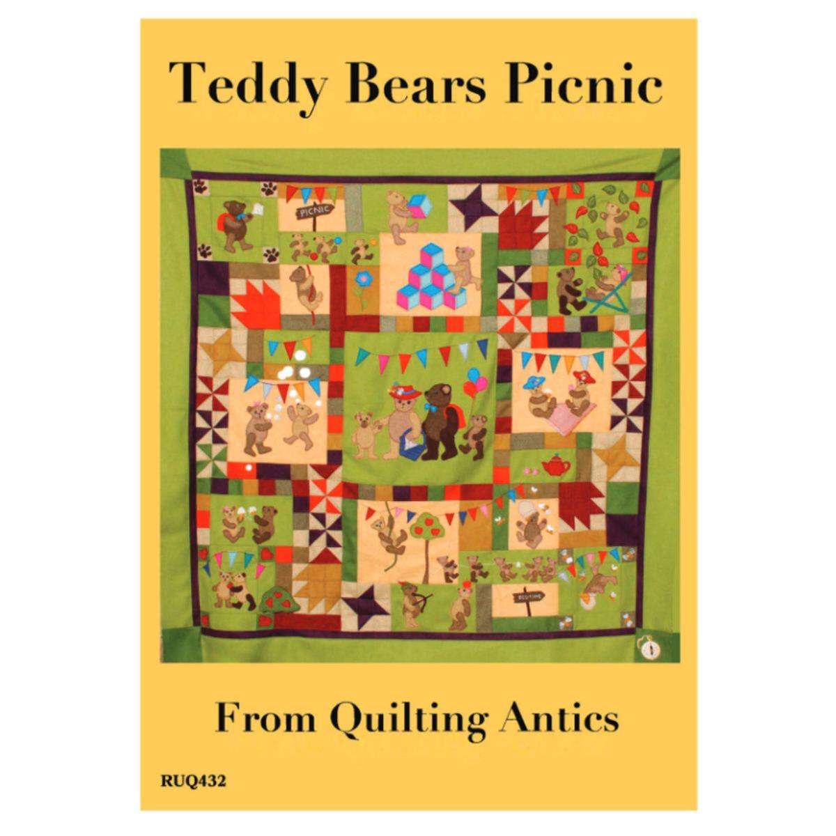 Quilting Antics Teddy Bears Picnic Quilt Instruction Booklet | SewingStreet