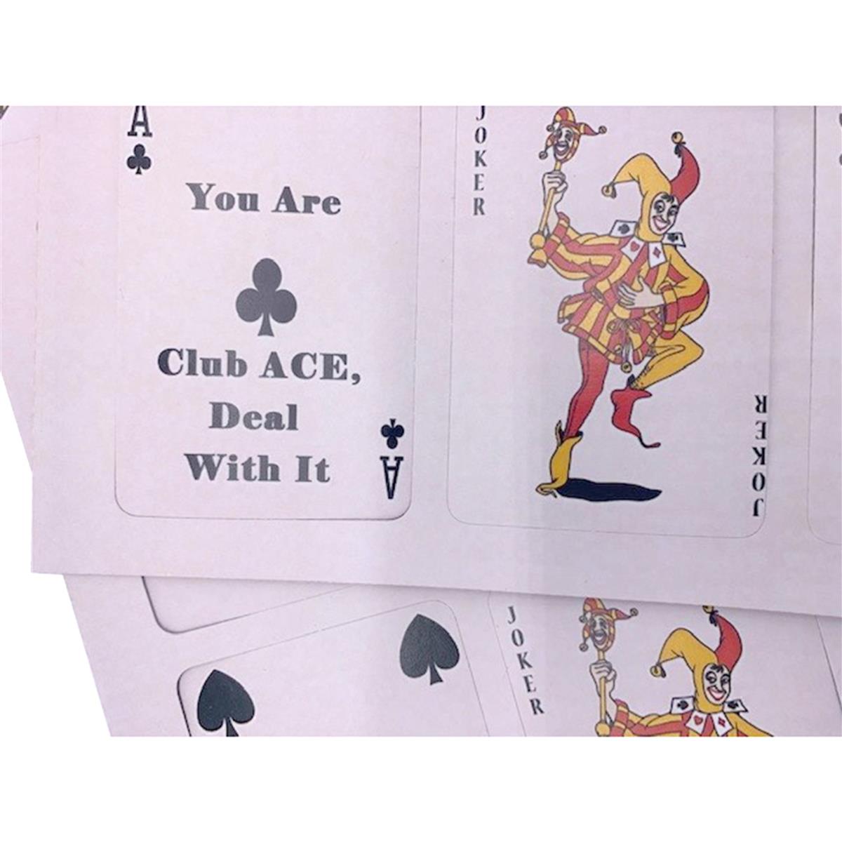 Deck of cards Deck of cards, 10 sheets twin print and die cut A4 ...