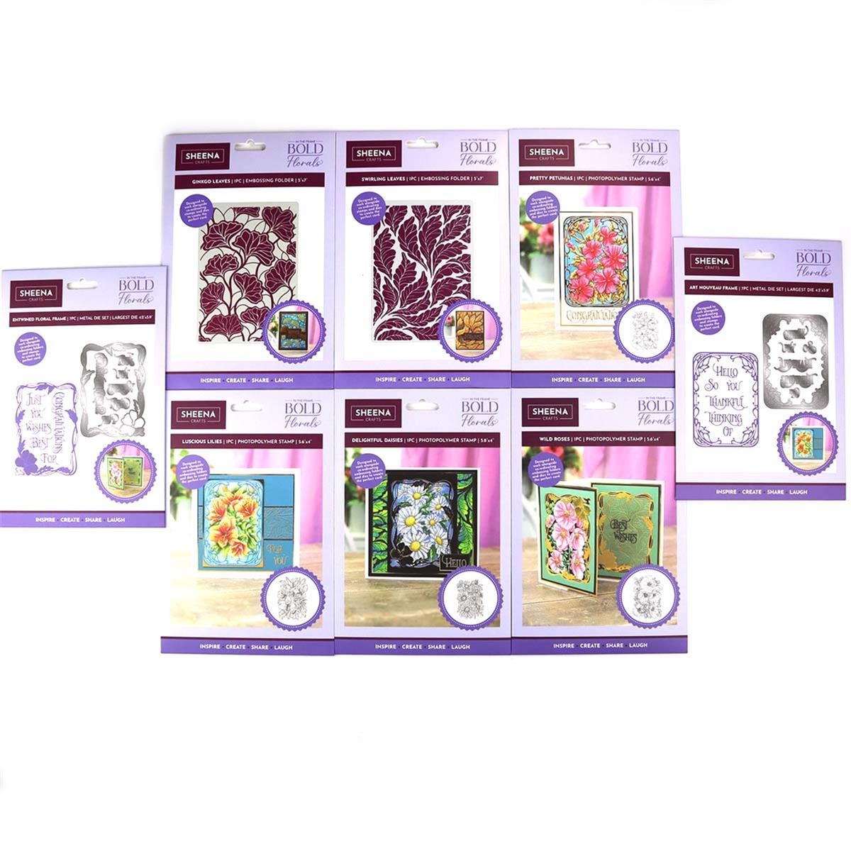 Sheena Douglass In The Frame Bold Florals Collection | HobbyMaker