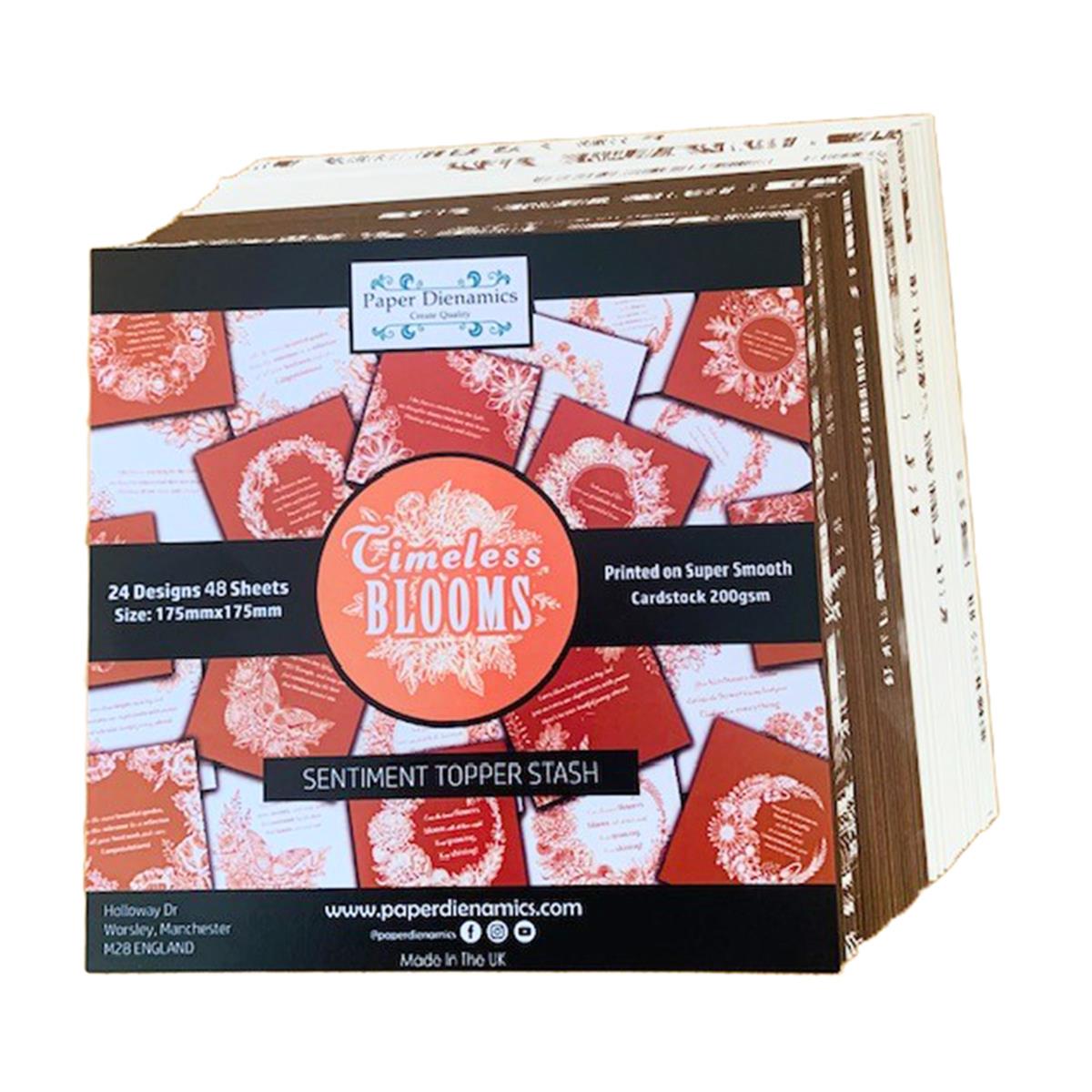 Paper Dienamics - Timeless Blooms Sentiment Wreath Topper Stash - 48 ...