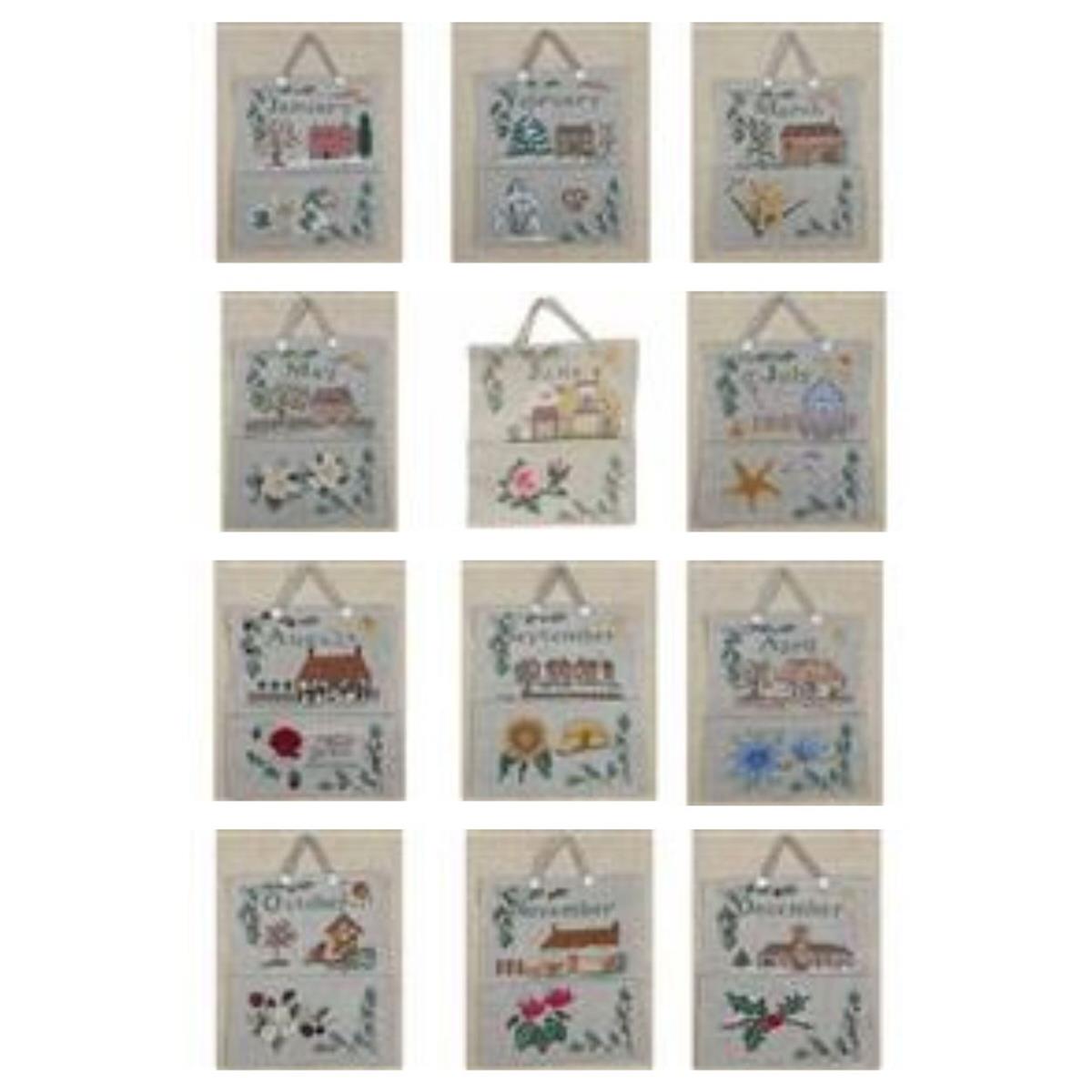 Cross Stitch Guild Calendar Posey Pockets - All 12 Months Special ...