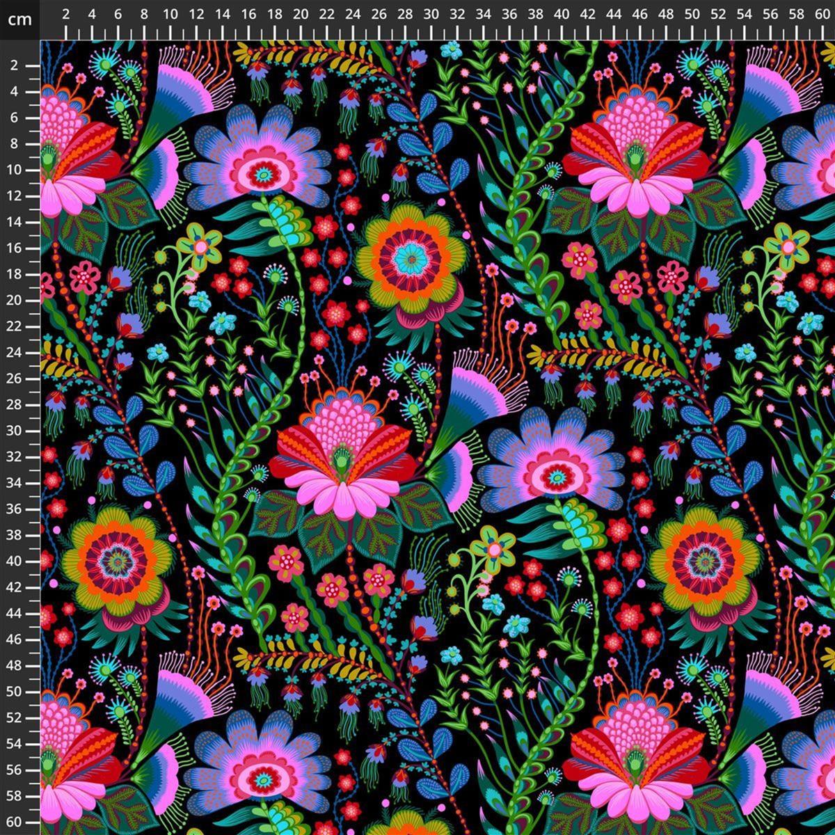 Anna Maria Brave With Love Always Collection Sunseekers Night Fabric 0 ...