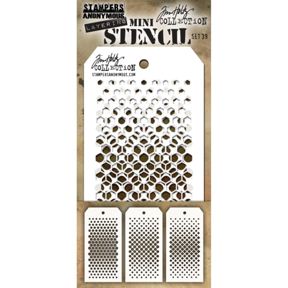 Mini Stencil Set #39 (3 Ea.)Stencils | HobbyMaker