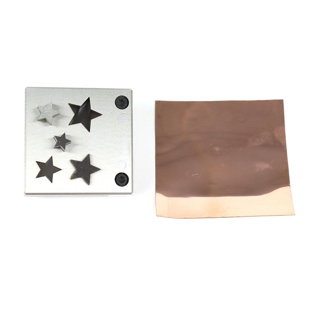 Stars in the Sky; Star Shape Disc Cutter Set of 5 pc+ Copper Practise ...