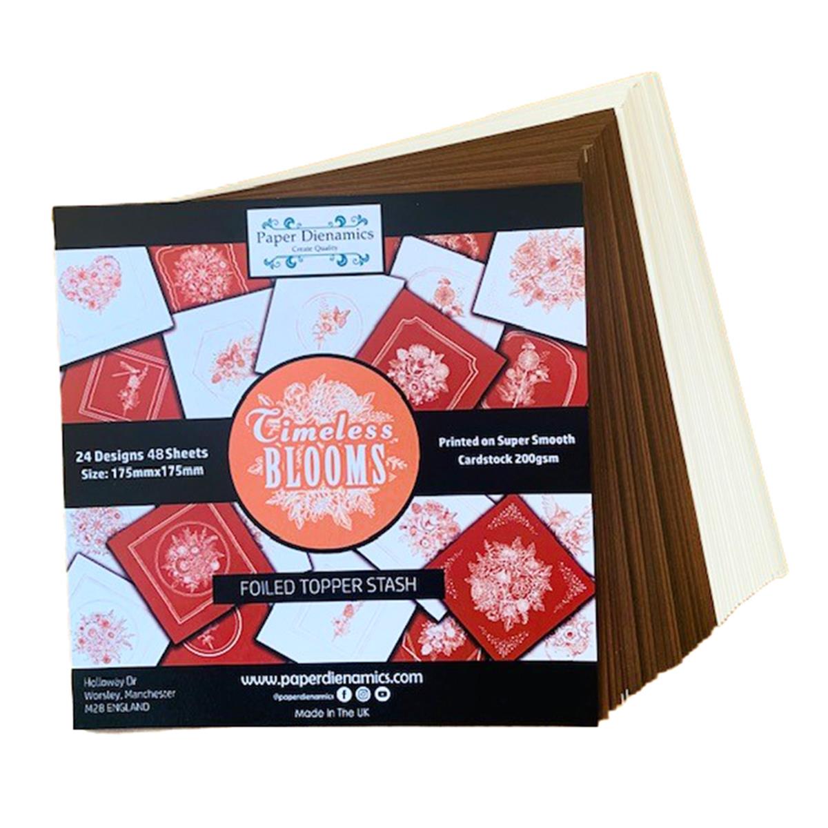 Paper Dienamics - Timeless Blooms Topper Stash - 48 Sheets | HobbyMaker