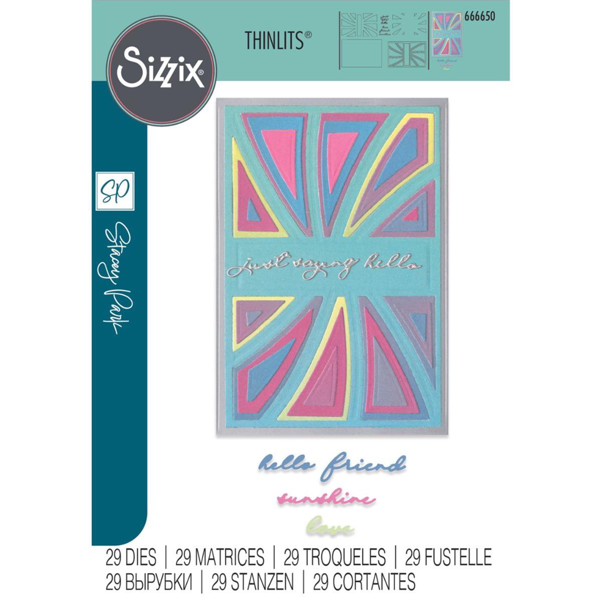 Sizzix Thinlits Die Set - Cosmopolitan Swank Spirals by Stacey Park - 29 Dies | HobbyMaker