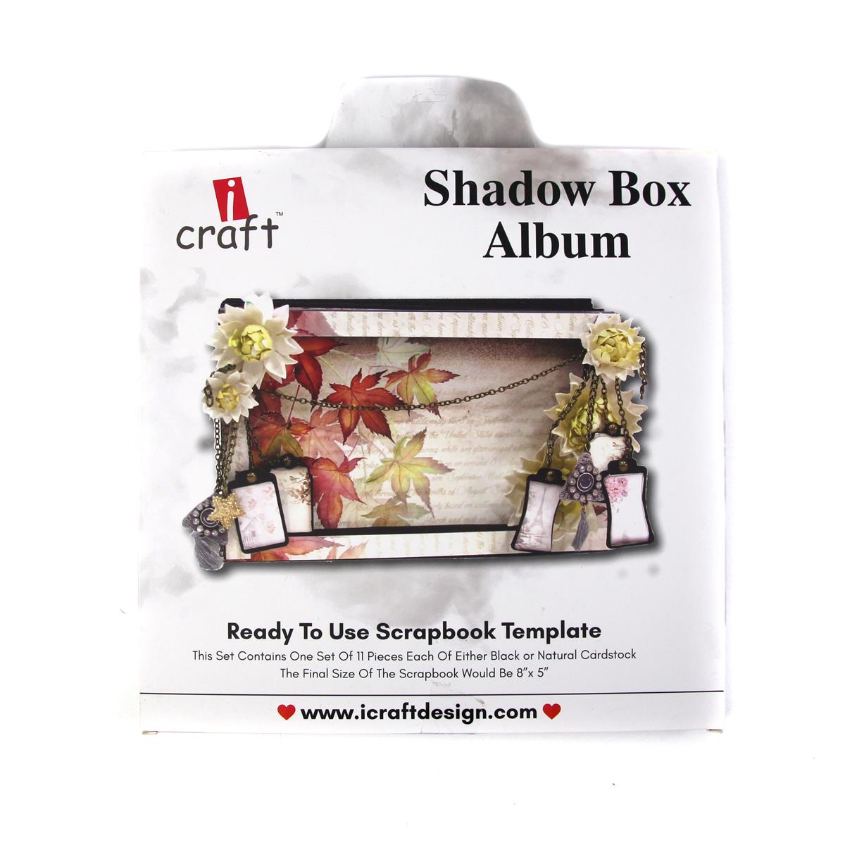 I-Craft. Shadow Box Scrapbook Album Template | HobbyMaker