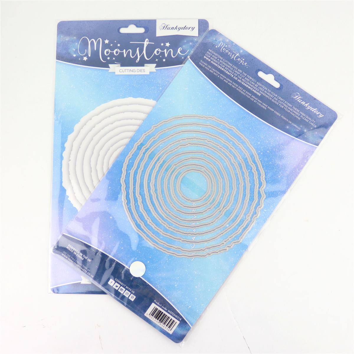 Moonstone Dies - Torn Edge Nesting Dies - Circle | HobbyMaker