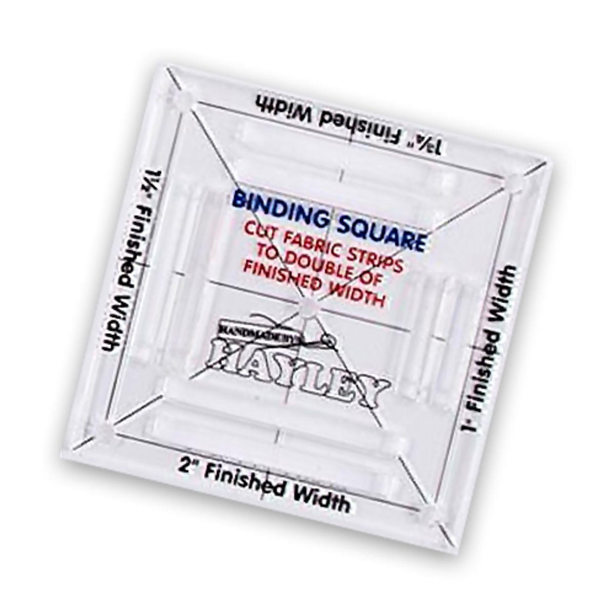 Handmade by Hayley - Binding Square | SewingStreet