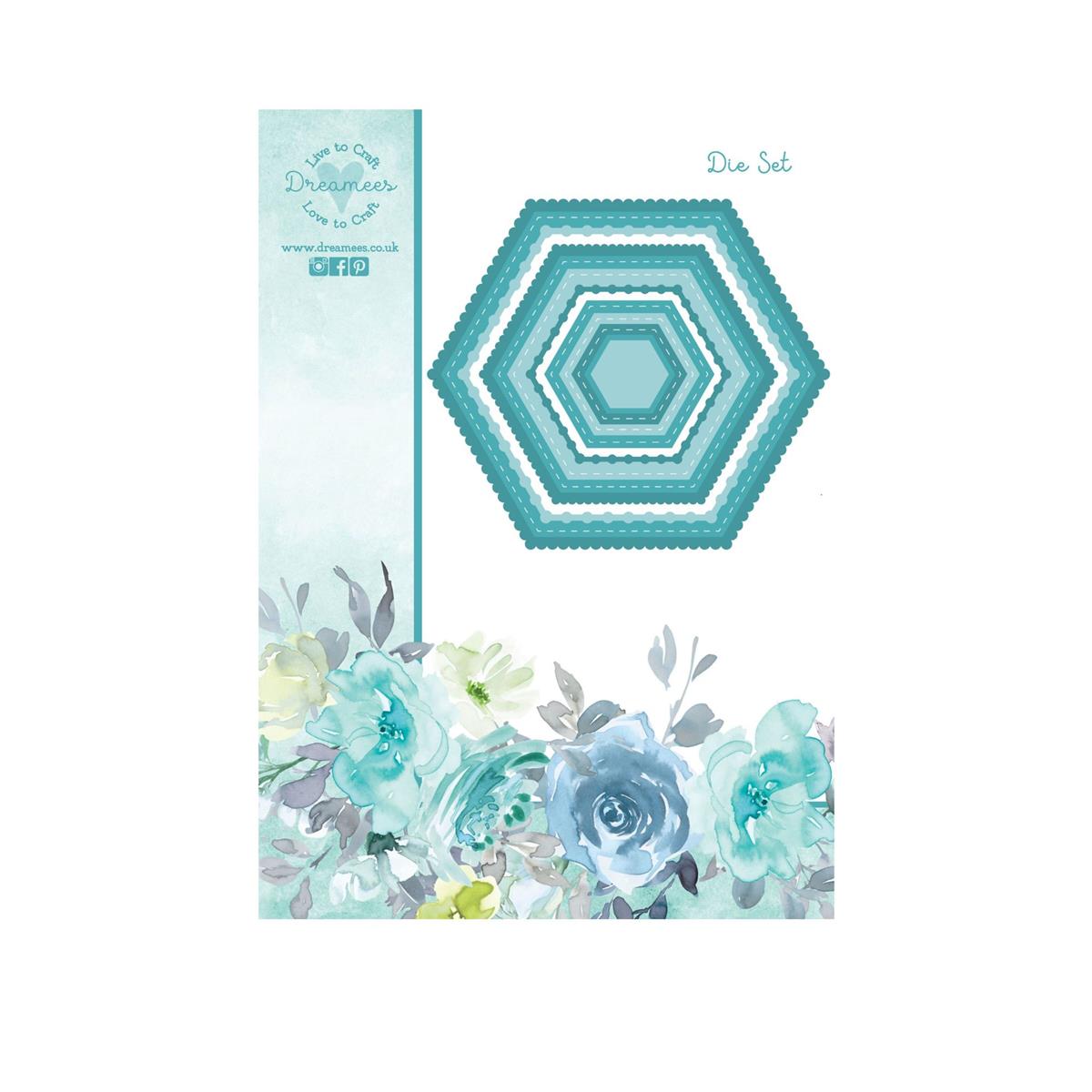Dreamees - Nesting Hexagons Die Set | HobbyMaker