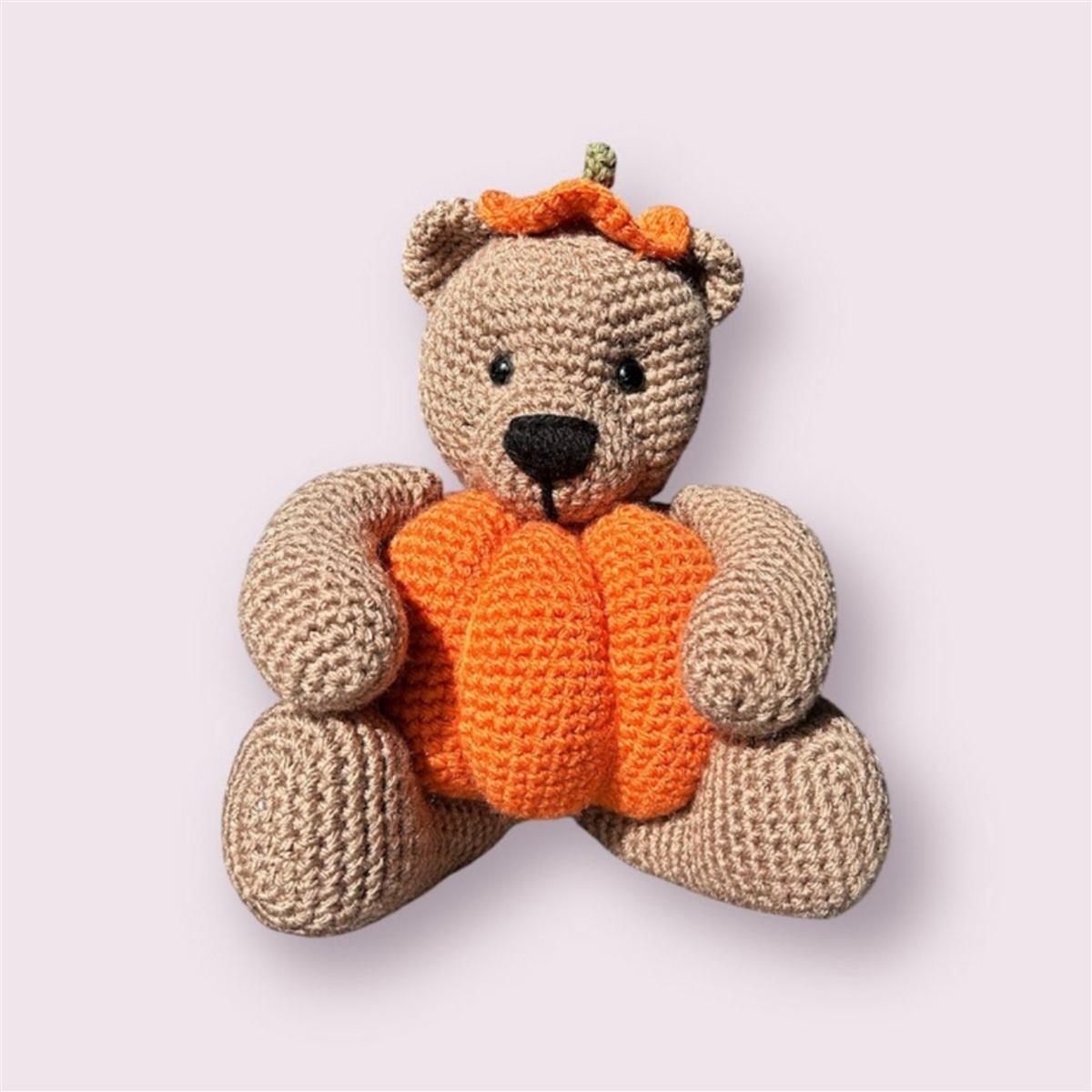 Mally Makes Boo the Pumpkin Bear Crochet Kit | SewingStreet