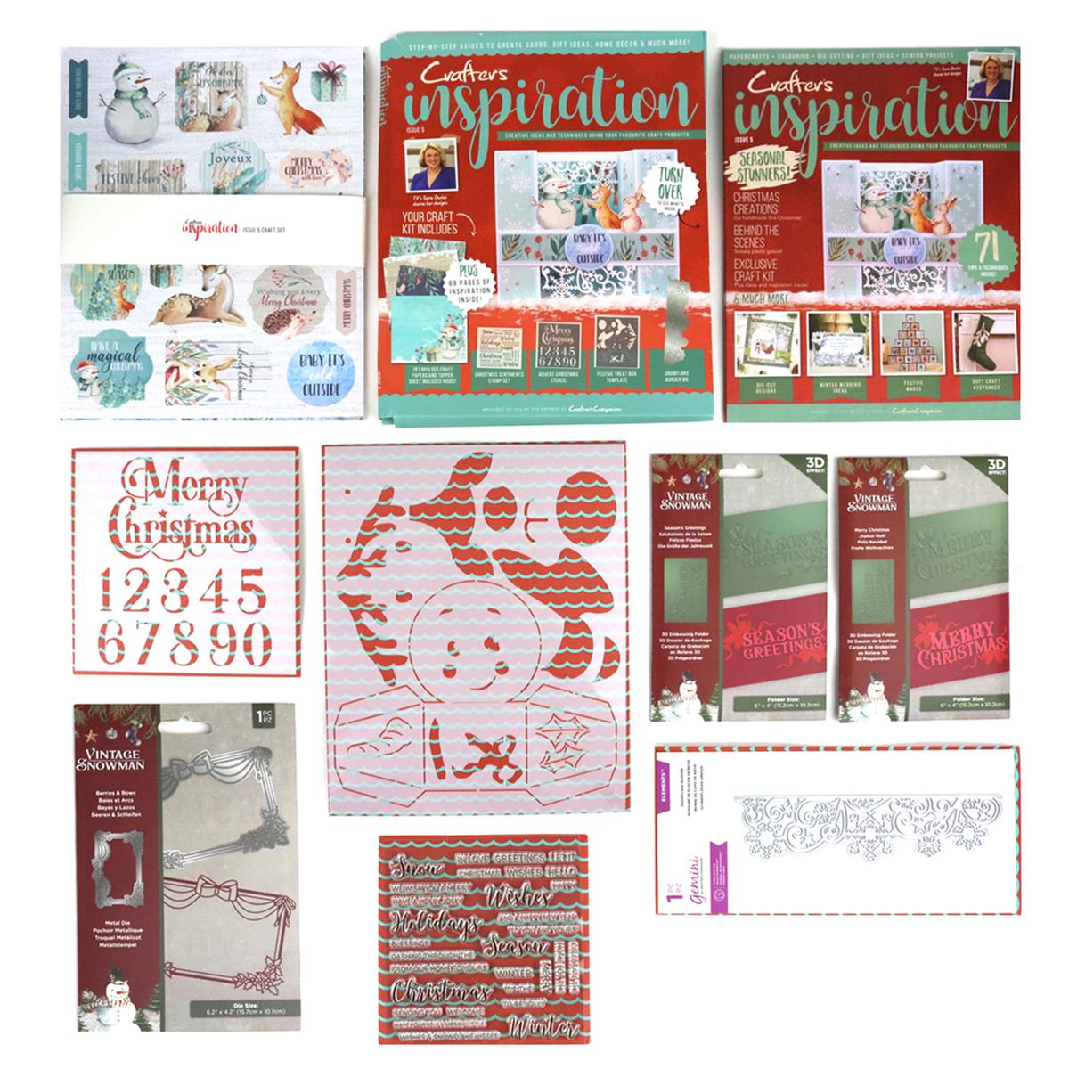 TV Exclusive Crafter's Companion Inspiration Issue 5 with Three Vintage ...