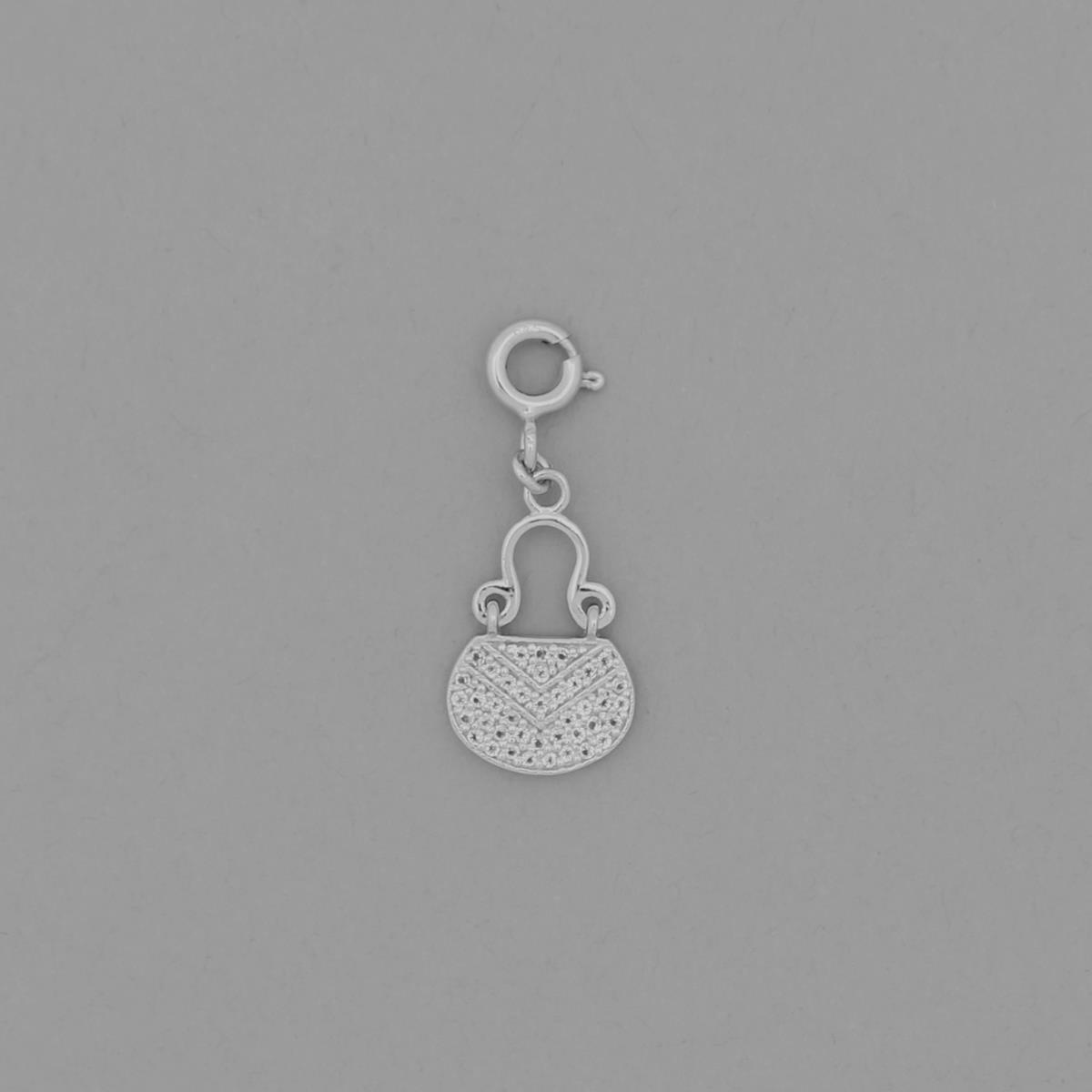 925 Sterling Silver Lock Charm Approx 18x11mm With Bolt Ring Inc. White ...