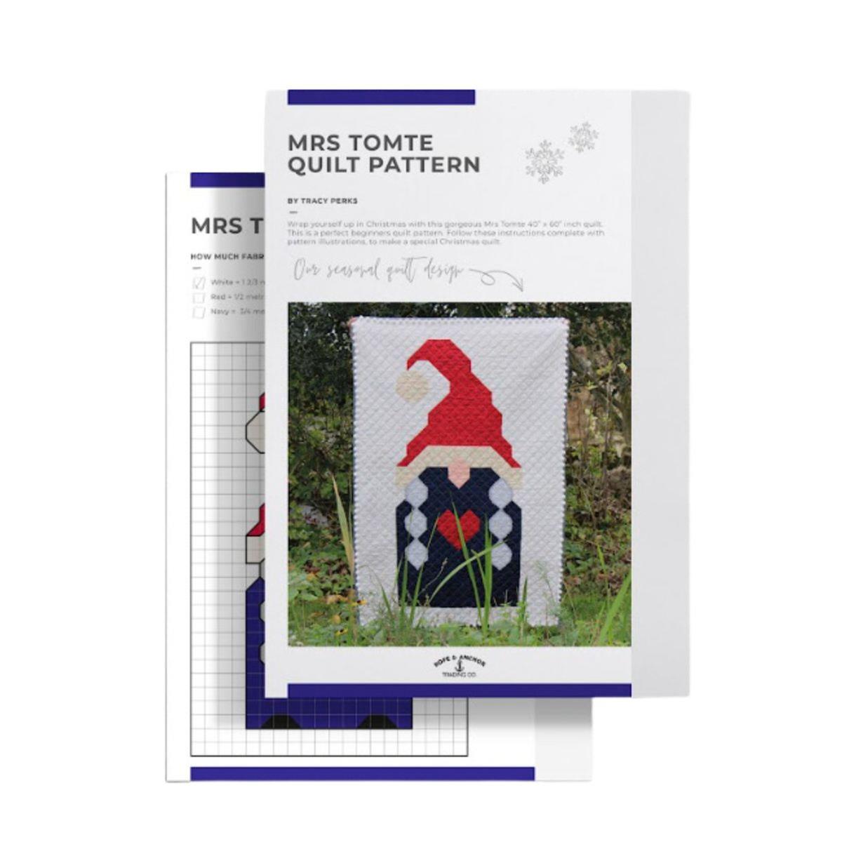 Rope & Anchor Mrs Tomte Quilt Pattern | SewingStreet