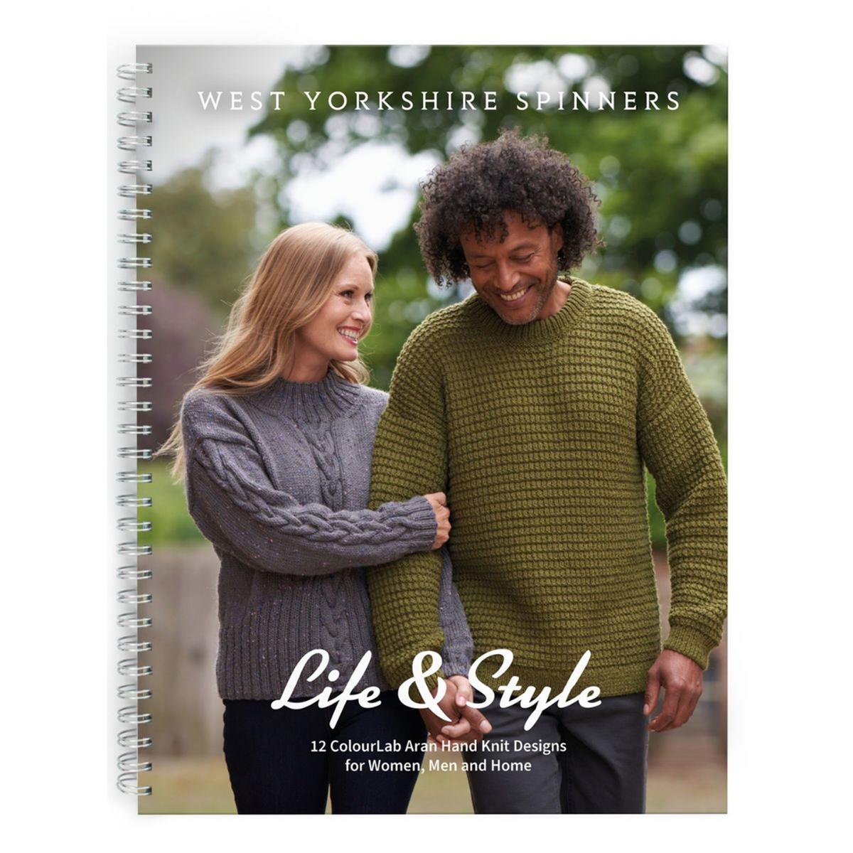 WYS ColourLab Aran Life & Style Pattern Book by Jenny Watson | SewingStreet