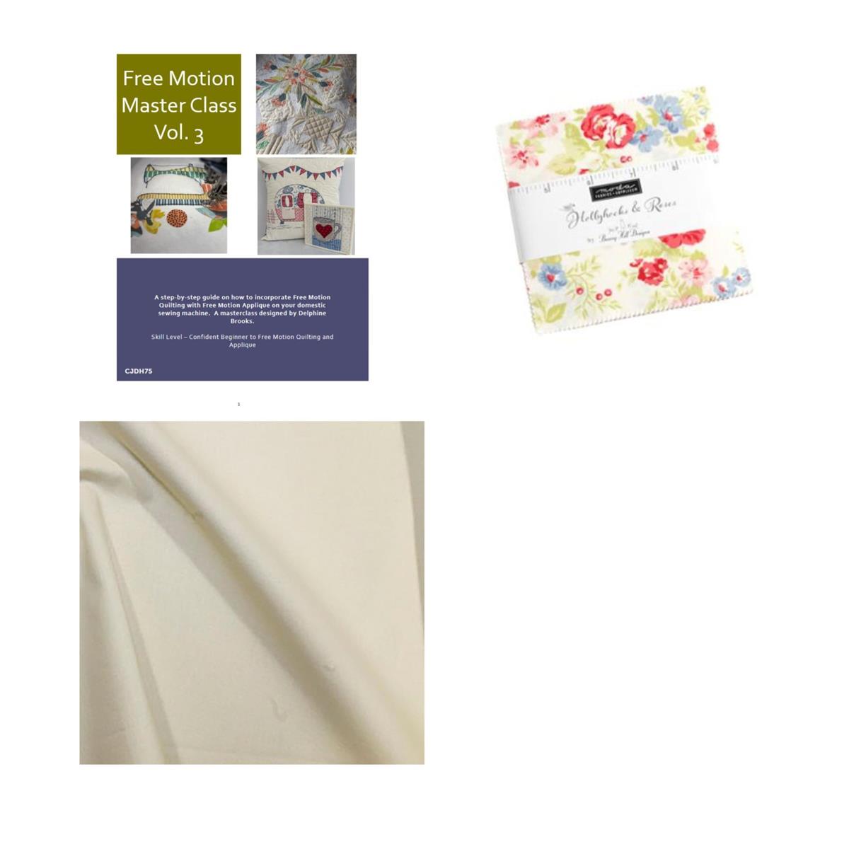 Delphine Brooks' Moda Free Motion Master Class 3 Kit: Instructions with ...