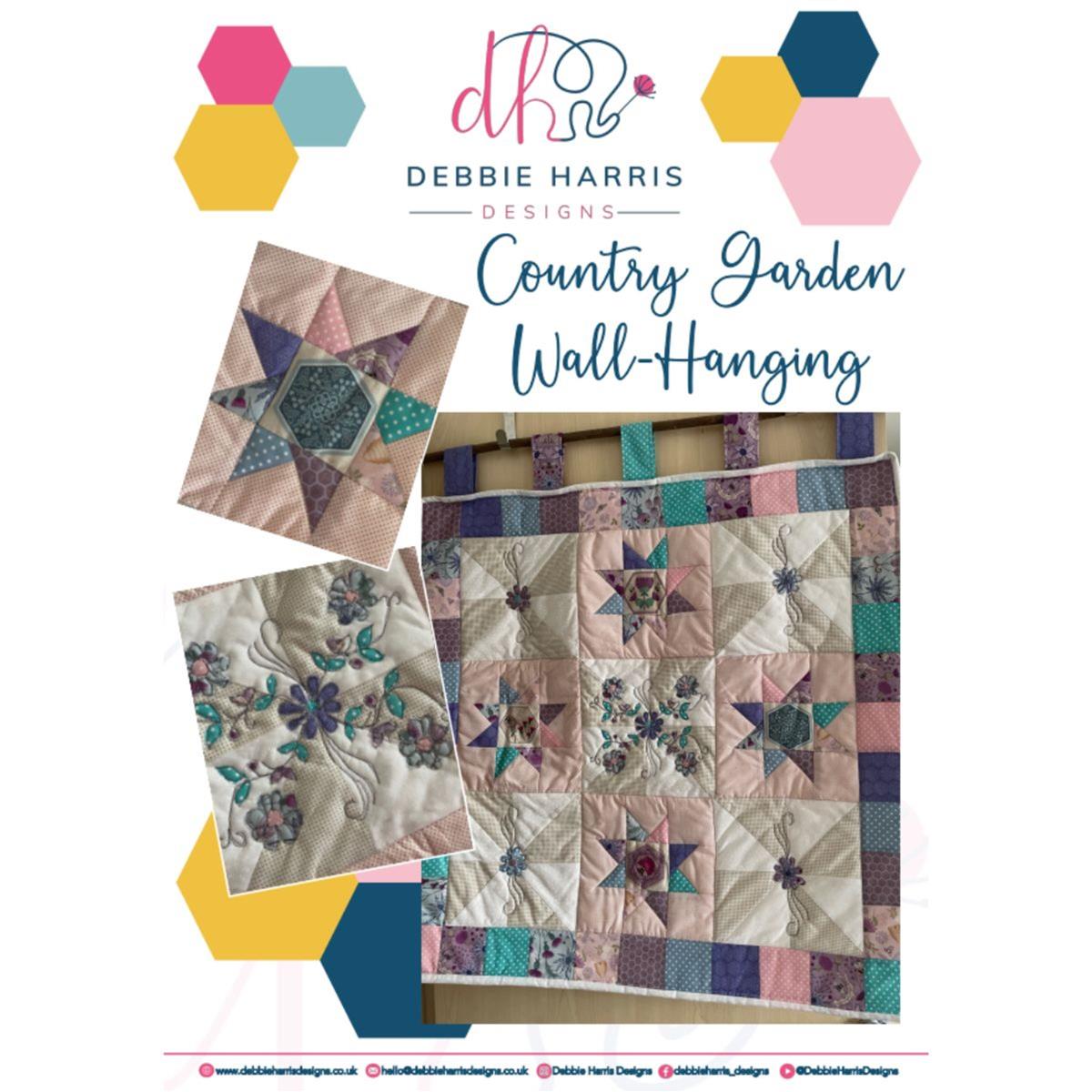 Debbie Harris Designs Country Garden Wall Hanging Instructions ...
