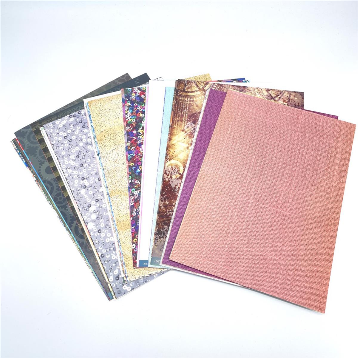 Paper Dienamics - A4 Designer Card assortment, 40 assorted A4 Sheets in ...