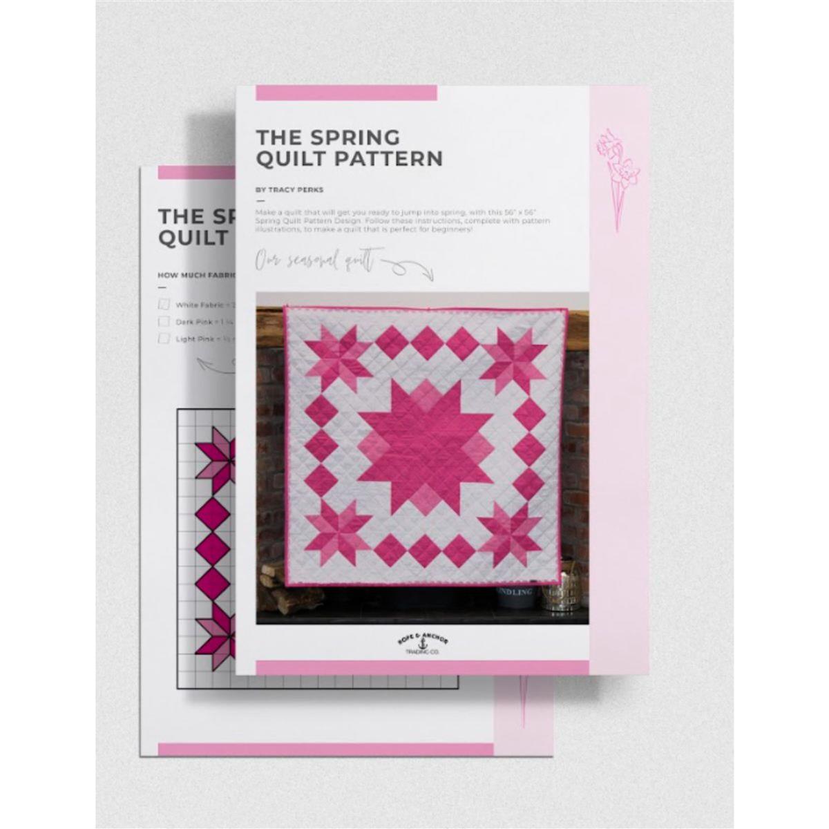 Rope & Anchor Spring Quilt Pattern | SewingStreet