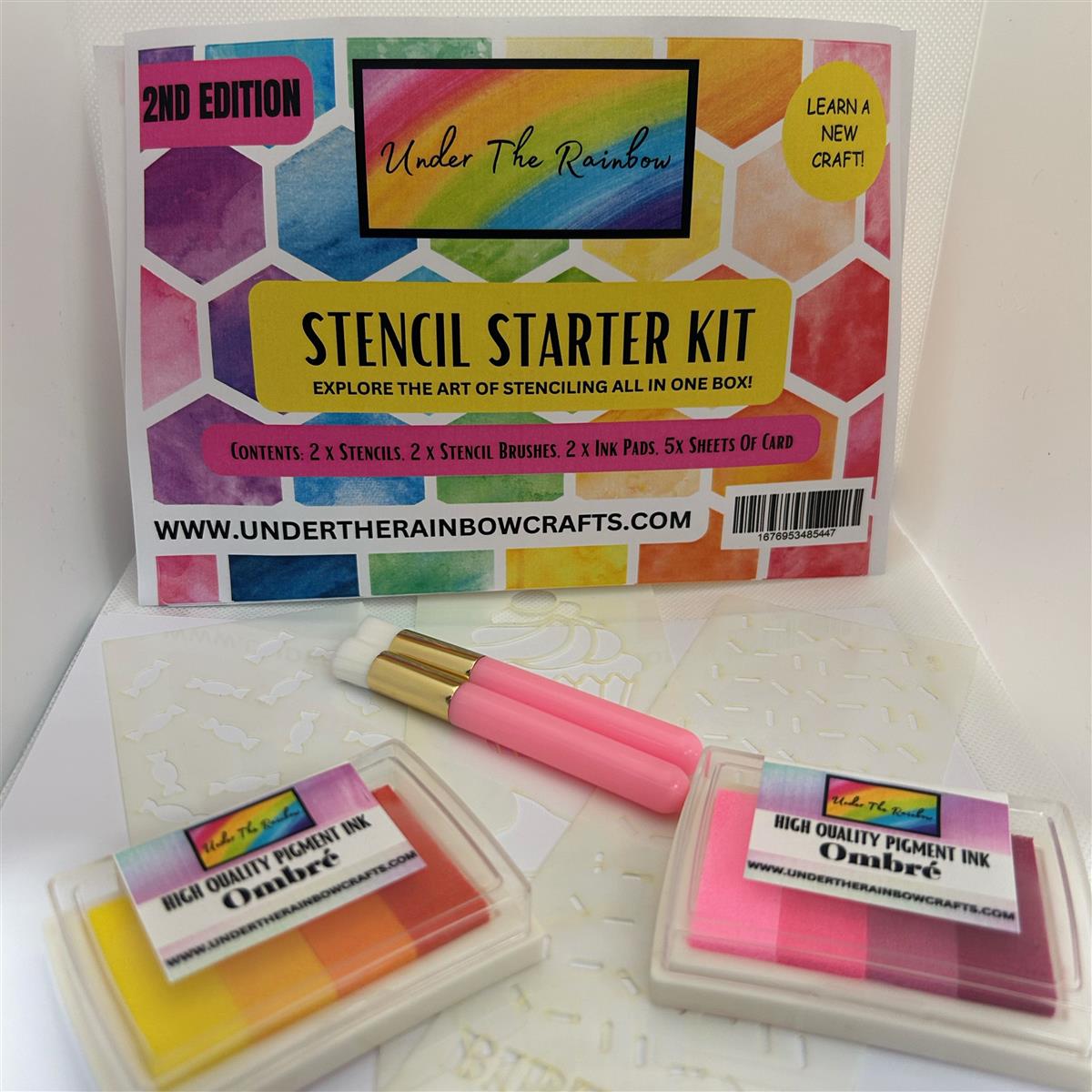 Under The Rainbow Stencil Kit Volume 2 | HobbyMaker