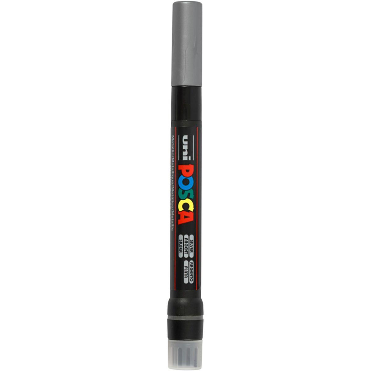 Posca Marker, silver, no. PCF350, line 1-10 mm, 1 pc | HobbyMaker