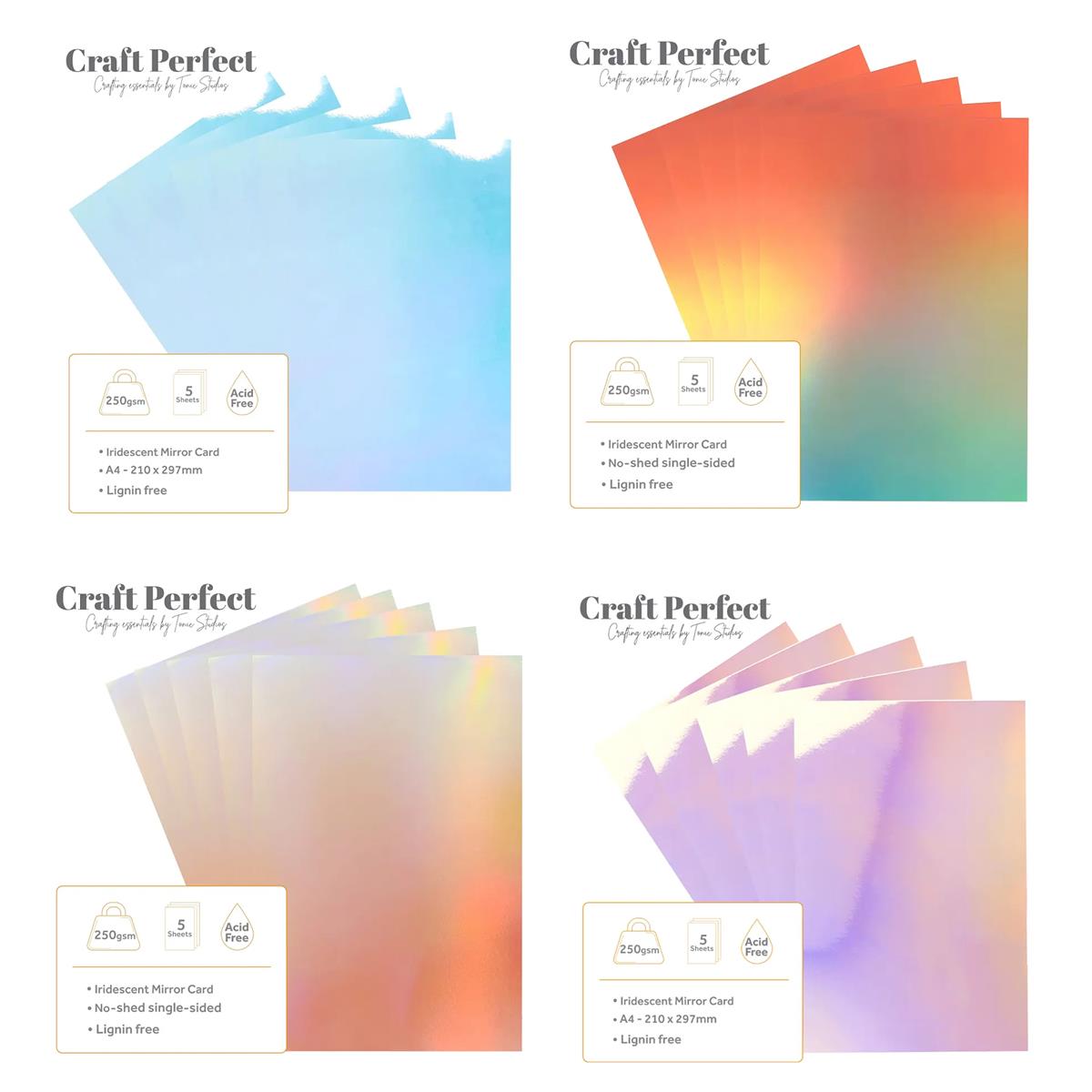 Craft Perfect - High Gloss Iridescent Card - Here Comes the Summer ...