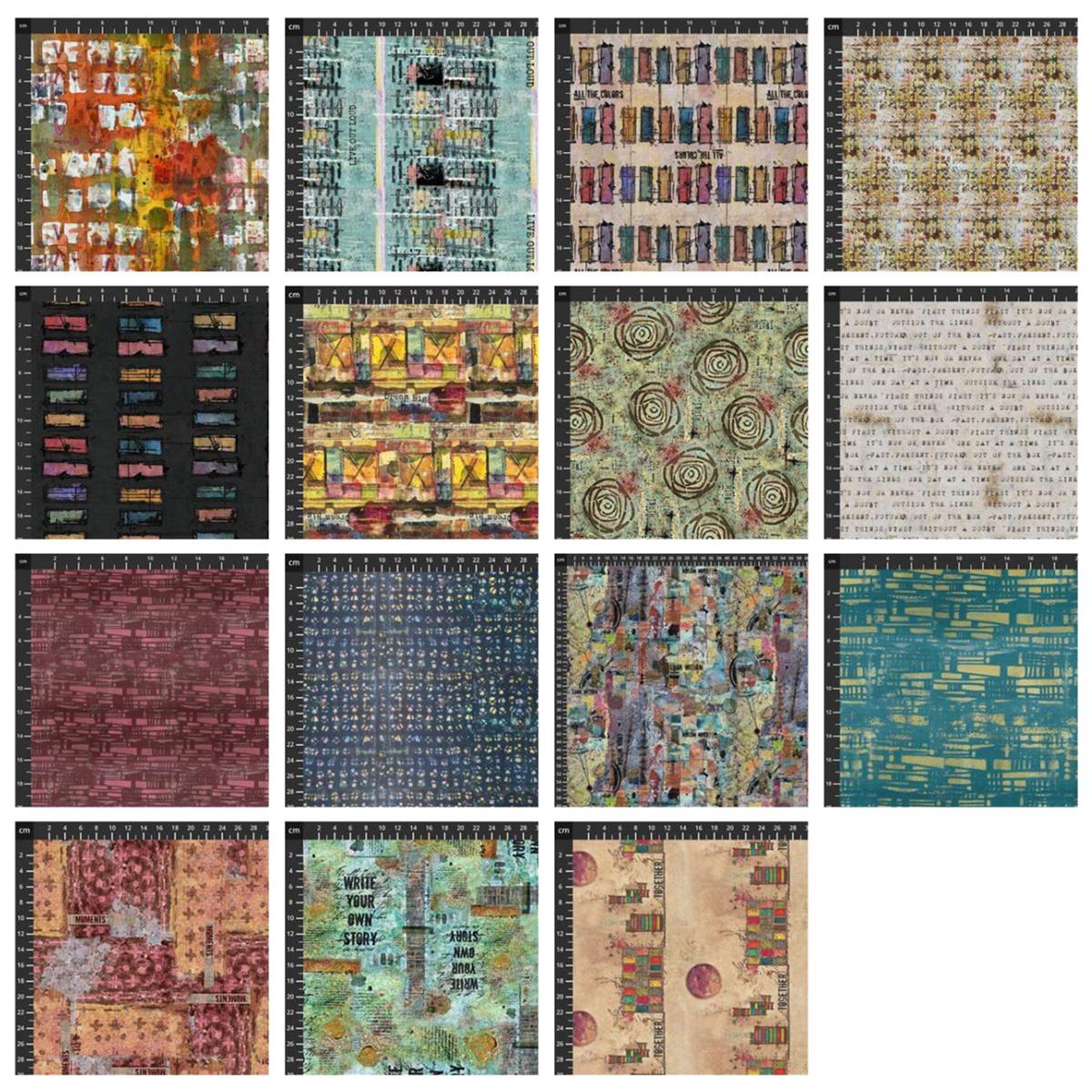 Seth Apter Live Out Loud Collection Fabric Bundle (7.5m) Half a Metre ...