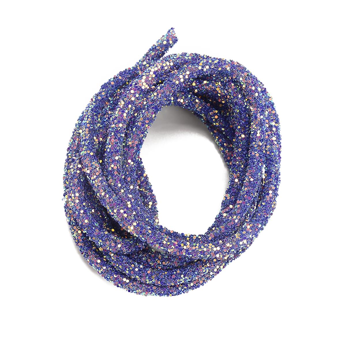 6mm Multi Dark Purple Diamond Tube, 2m | JewelleryMaker