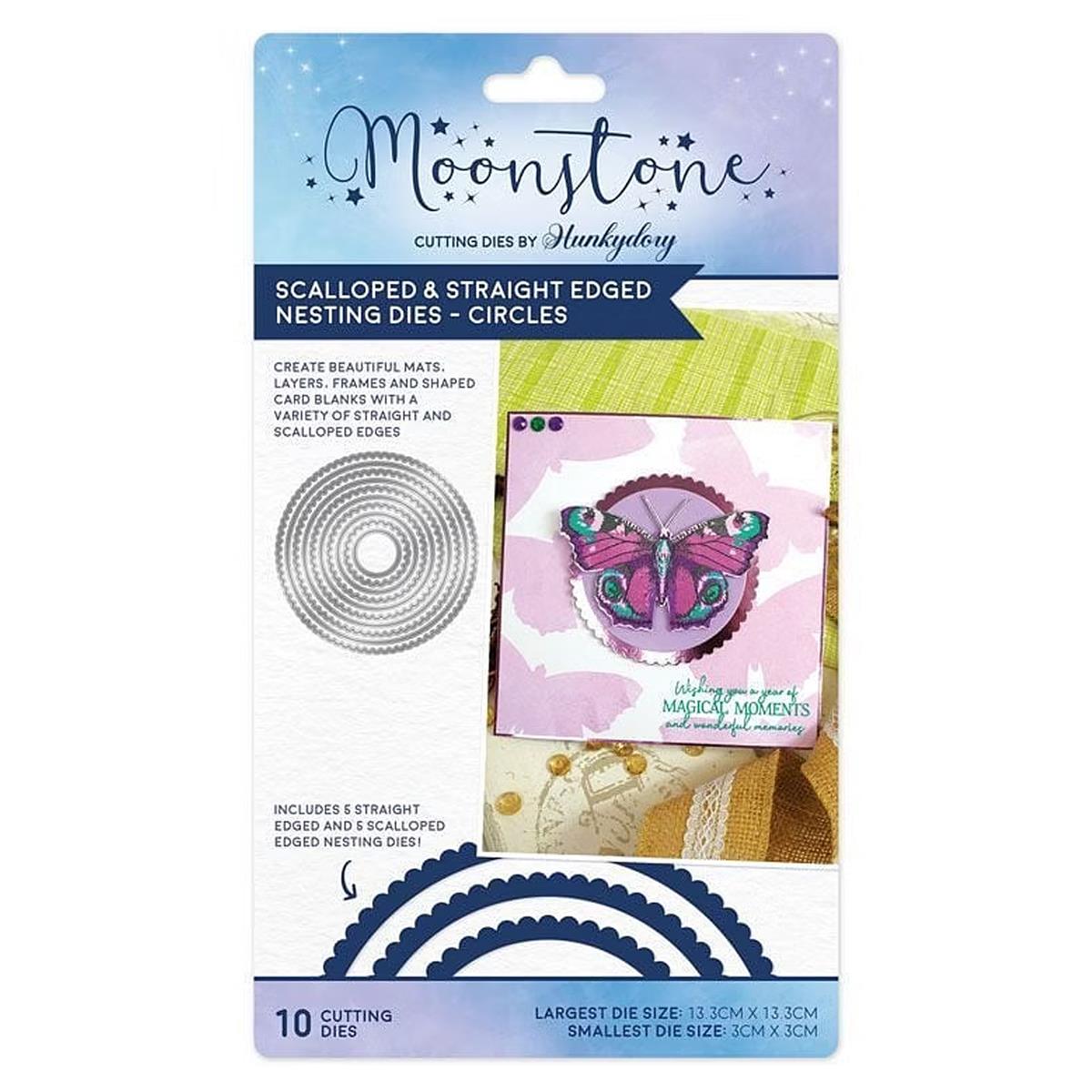 Moonstone Nesting Dies - Scalloped & Straight Edged Nesting Dies ...