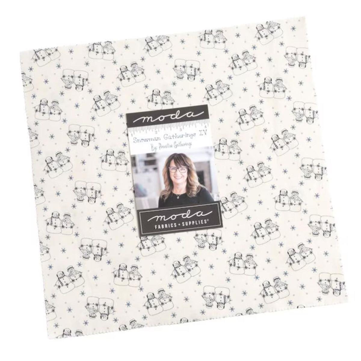 Moda Snowman Gathering Collection 10 Charm Pack of 42 Pieces | SewingStreet